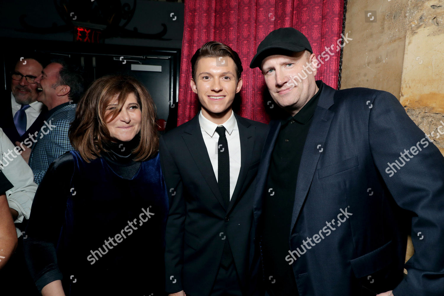 Amy Pascal Tom Holland Kevin Feige Editorial Stock Photo - Stock Image ...