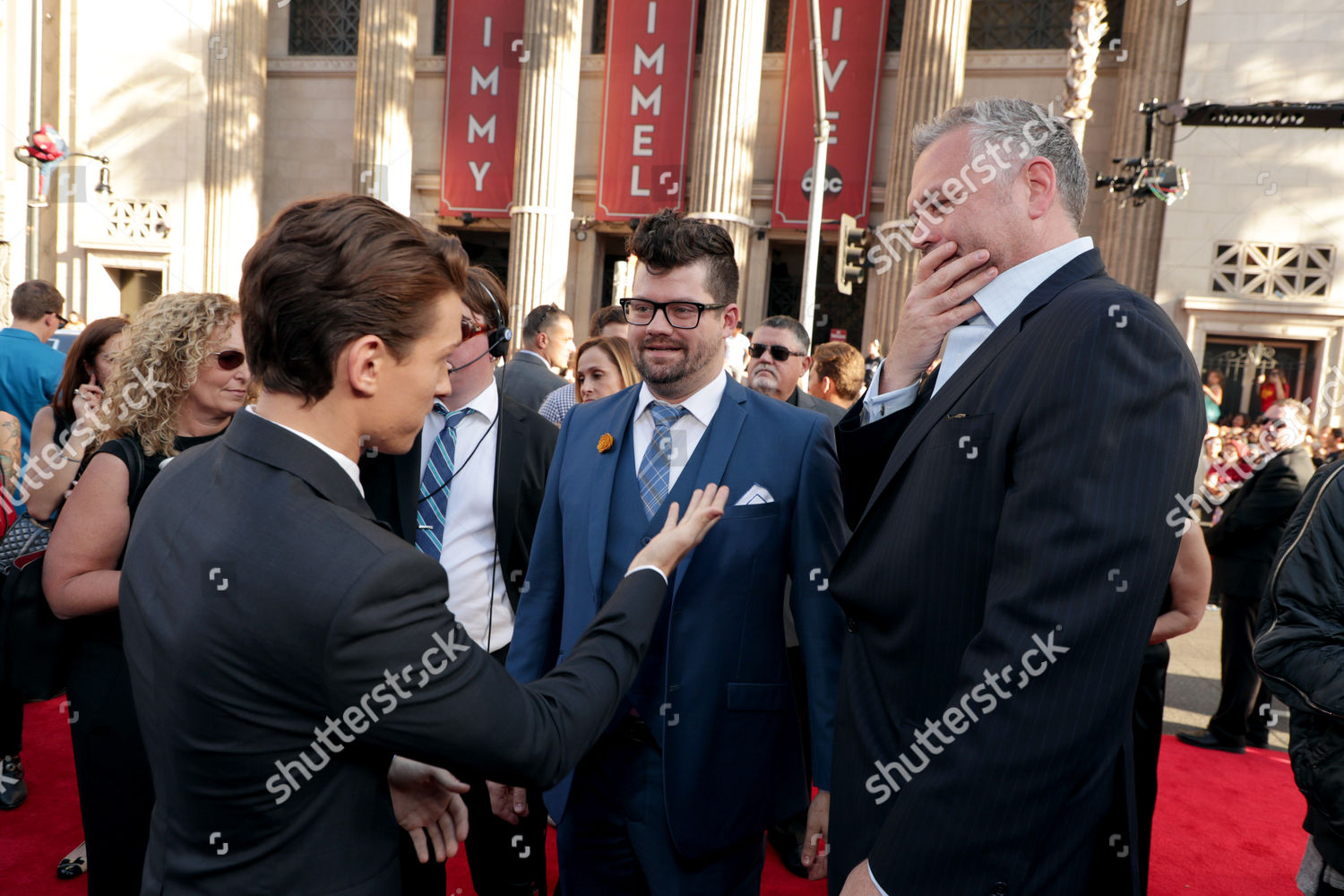 Tom Holland Eric Hauserman Carroll Chris Editorial Stock Photo - Stock ...