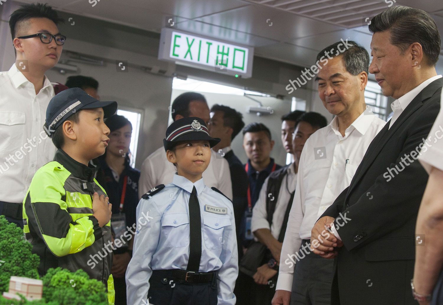 Xi Jinping Leung Chunying Editorial Stock Photo - Stock Image ...