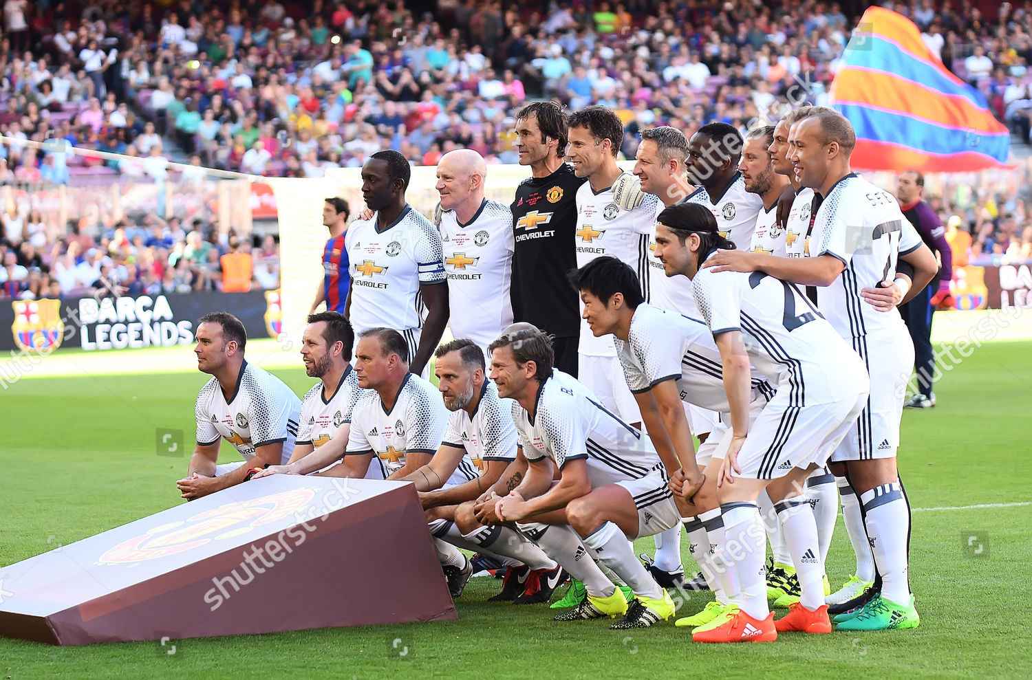 Manchester United Legends Team Group Editorial Stock Photo - Stock ...