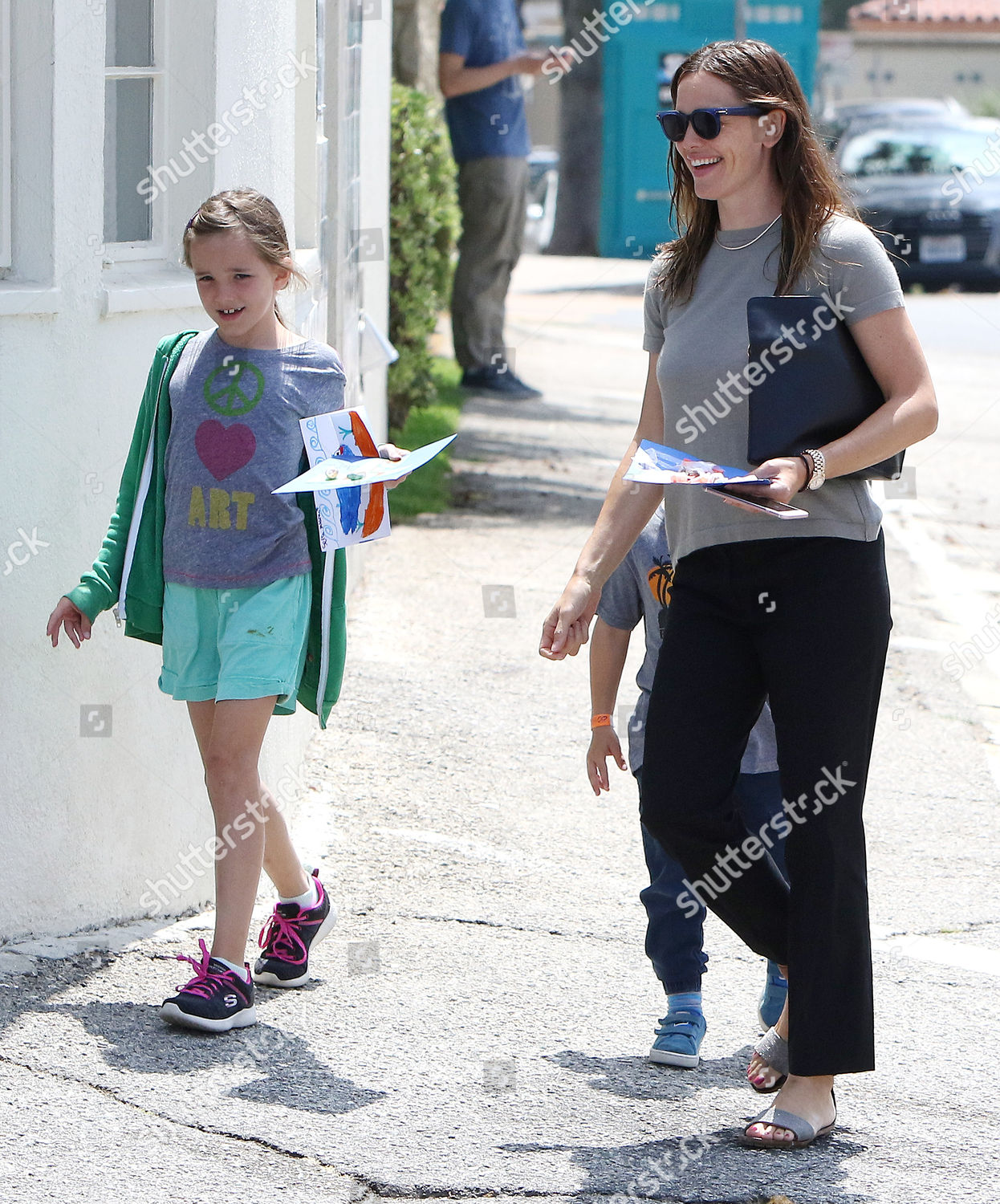 Jennifer Garner Seraphina Affleck Samuel Affleck Editorial Stock Photo ...