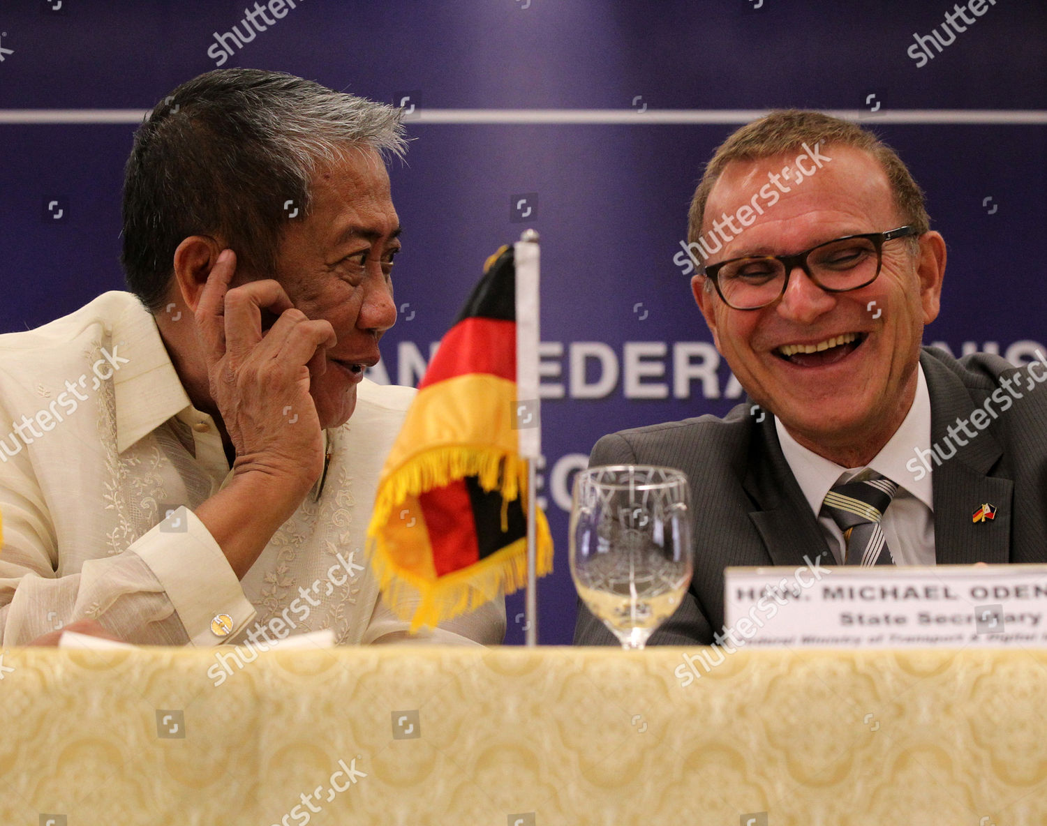 Michael Odenwald Arthur Tugade Editorial Stock Photo - Stock Image ...