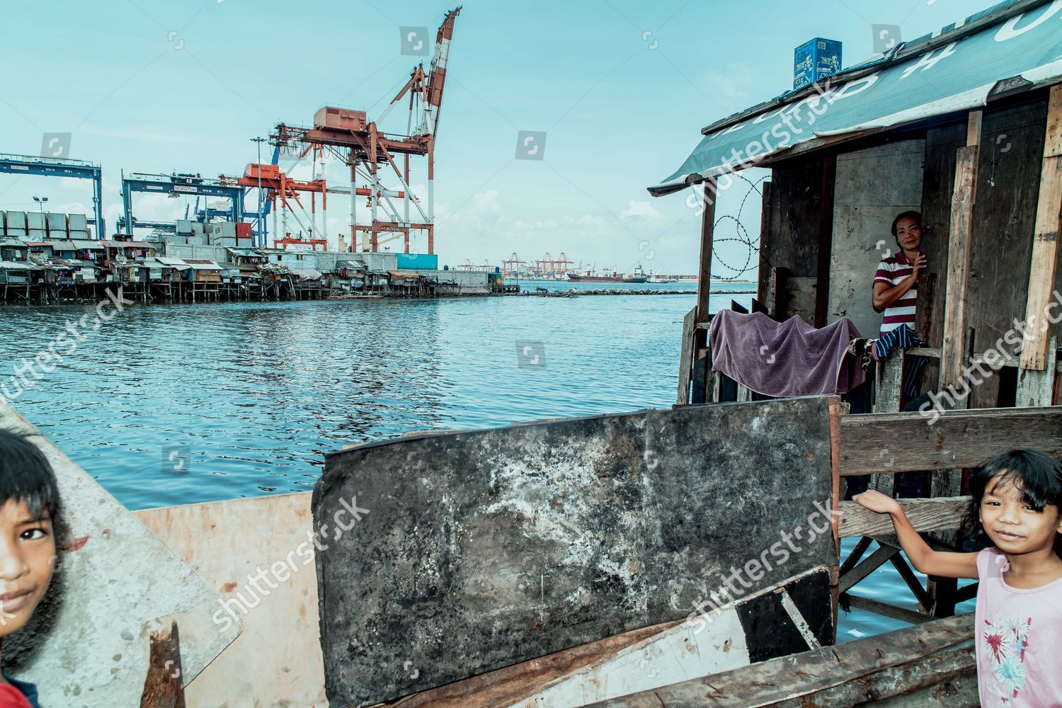 Happyland Slums Next Port On Manila Editorial Stock Photo - Stock Image ...