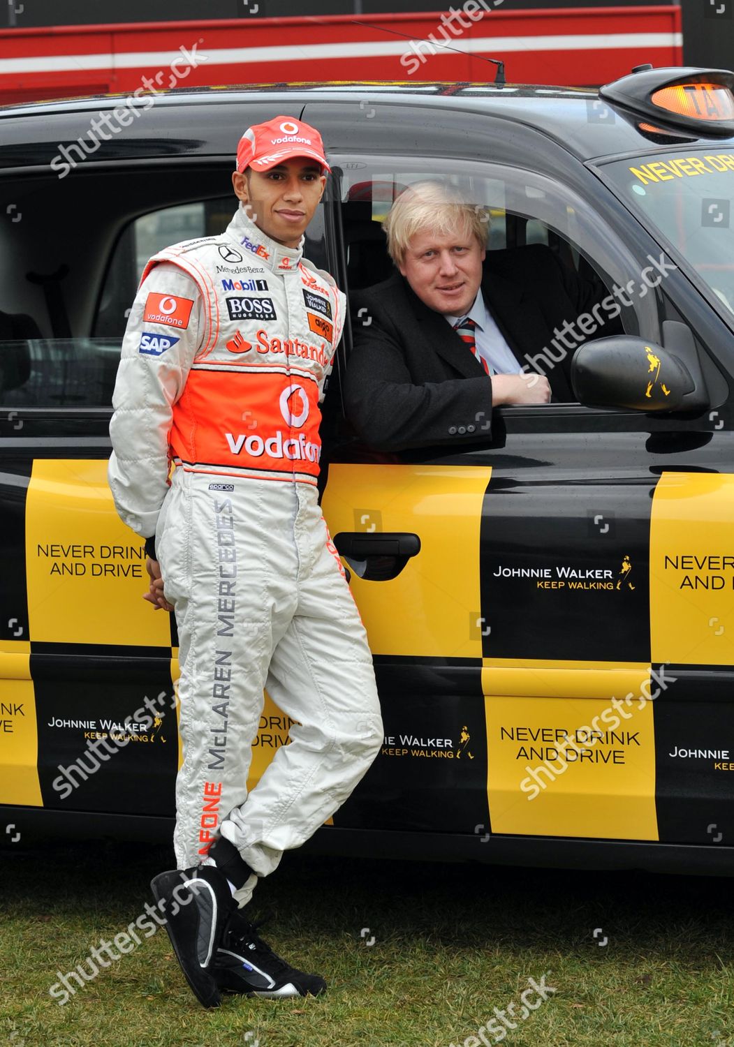Lewis Hamilton Boris Johnson Editorial Stock Photo - Stock Image ...