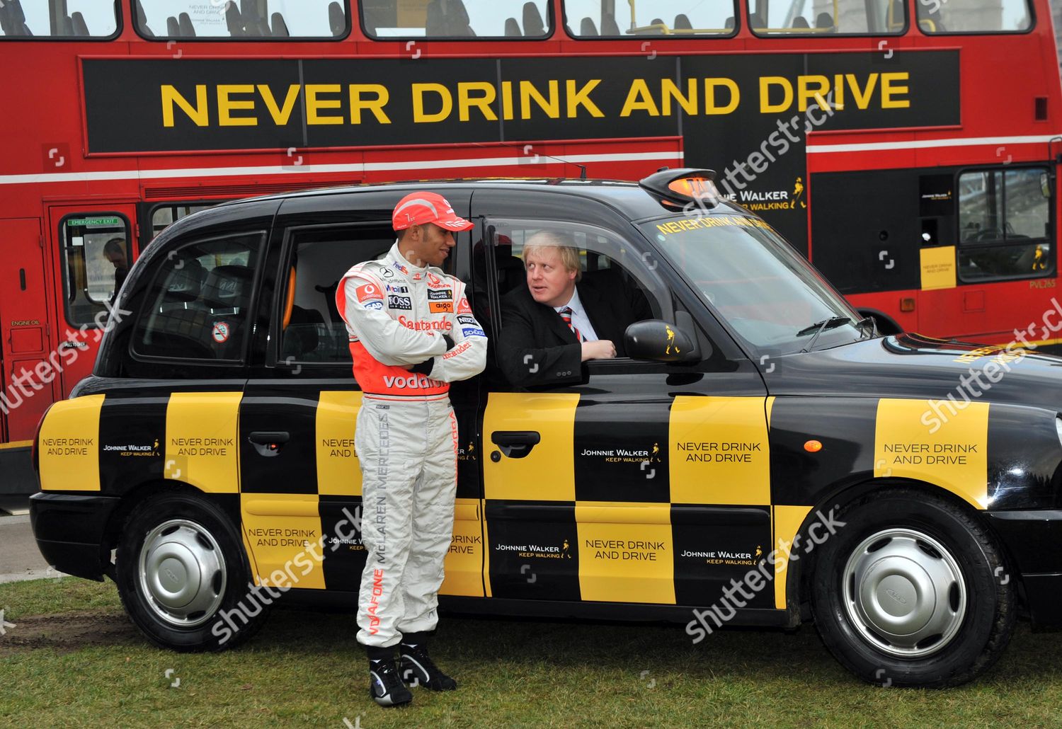 Lewis Hamilton Boris Johnson Editorial Stock Photo - Stock Image ...