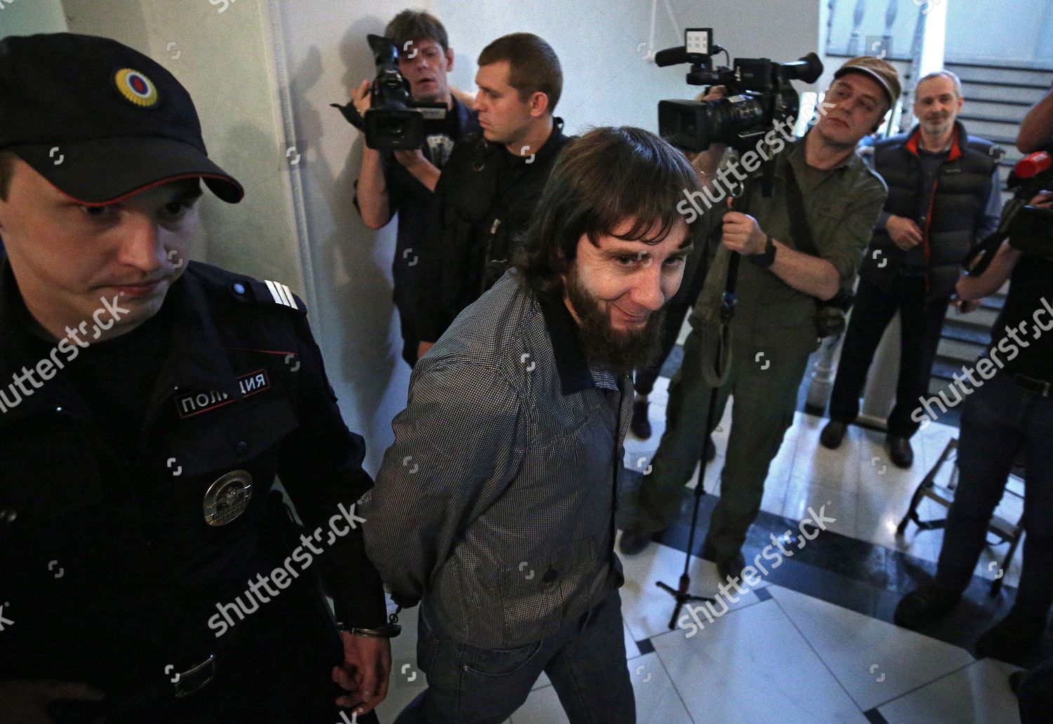 Convicted Zaur Dadayev C Escorted Court Editorial Stock Photo - Stock ...