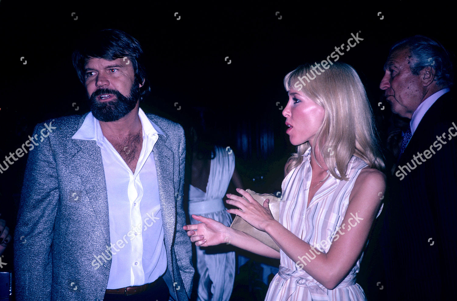 Glen Campbell Kim Woolen Pictured 1981 Editorial Stock Photo - Stock ...