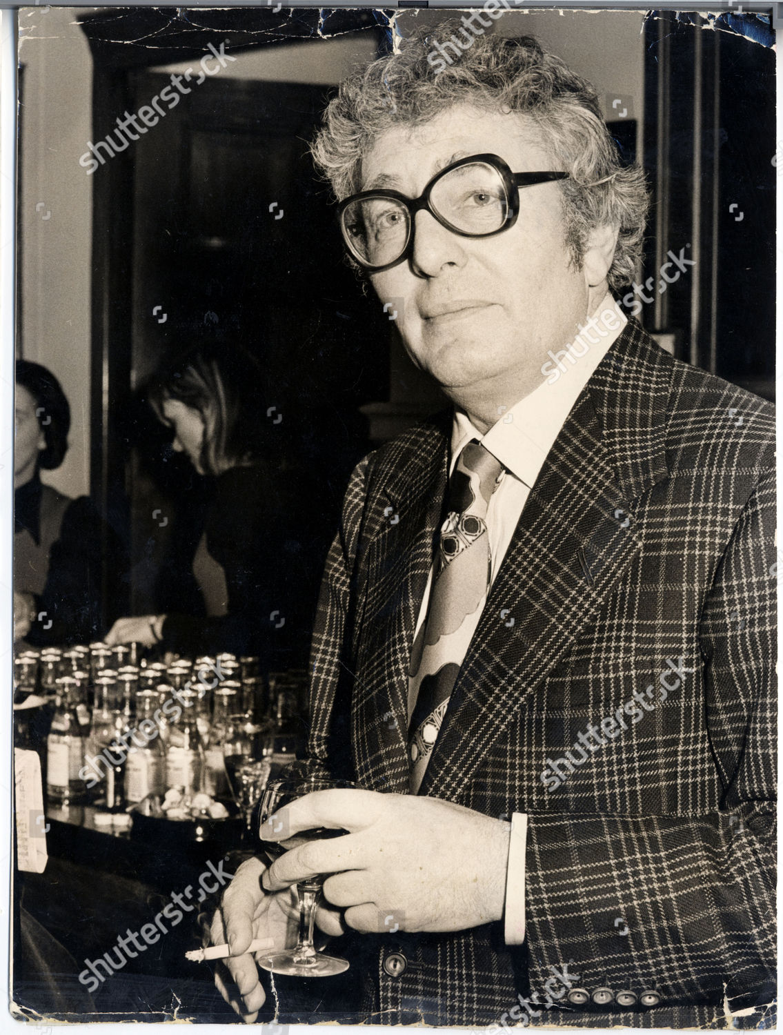 Playwright Anthony Shaffer First Night Play Editorial Stock Photo ...
