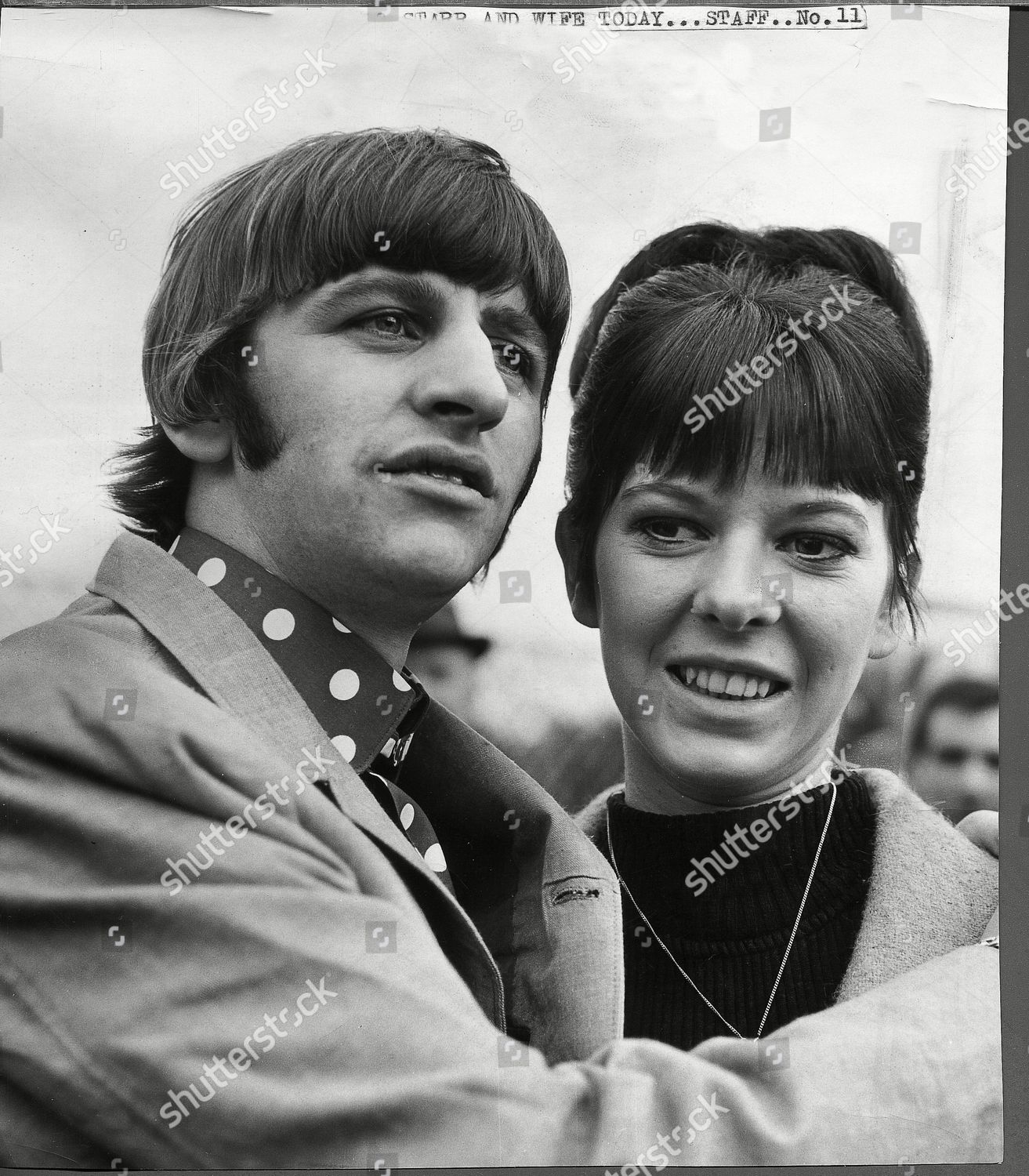 Ringo Starr His New Wife Maureen Foto Stok Editorial - Gambar Stok ...
