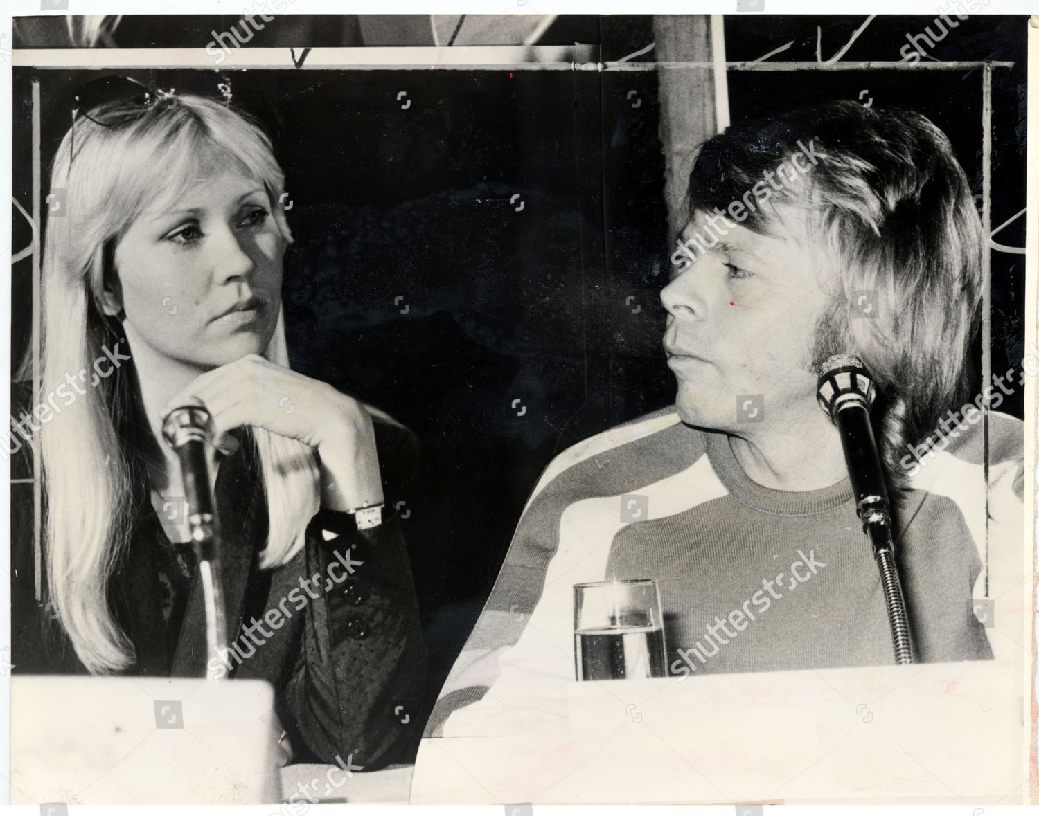Agnetha Anna Faltskog Bjorn Ulvaeus Former Editorial Stock Photo ...