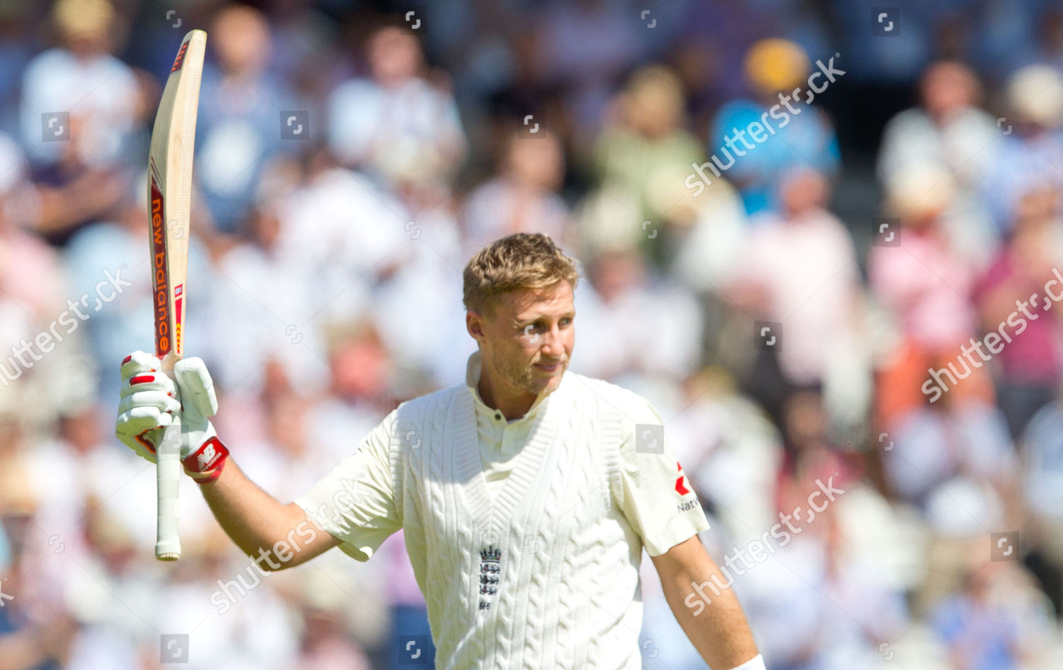 Englands Joe Root Captain Acknowledges Applause Editorial Stock Photo ...