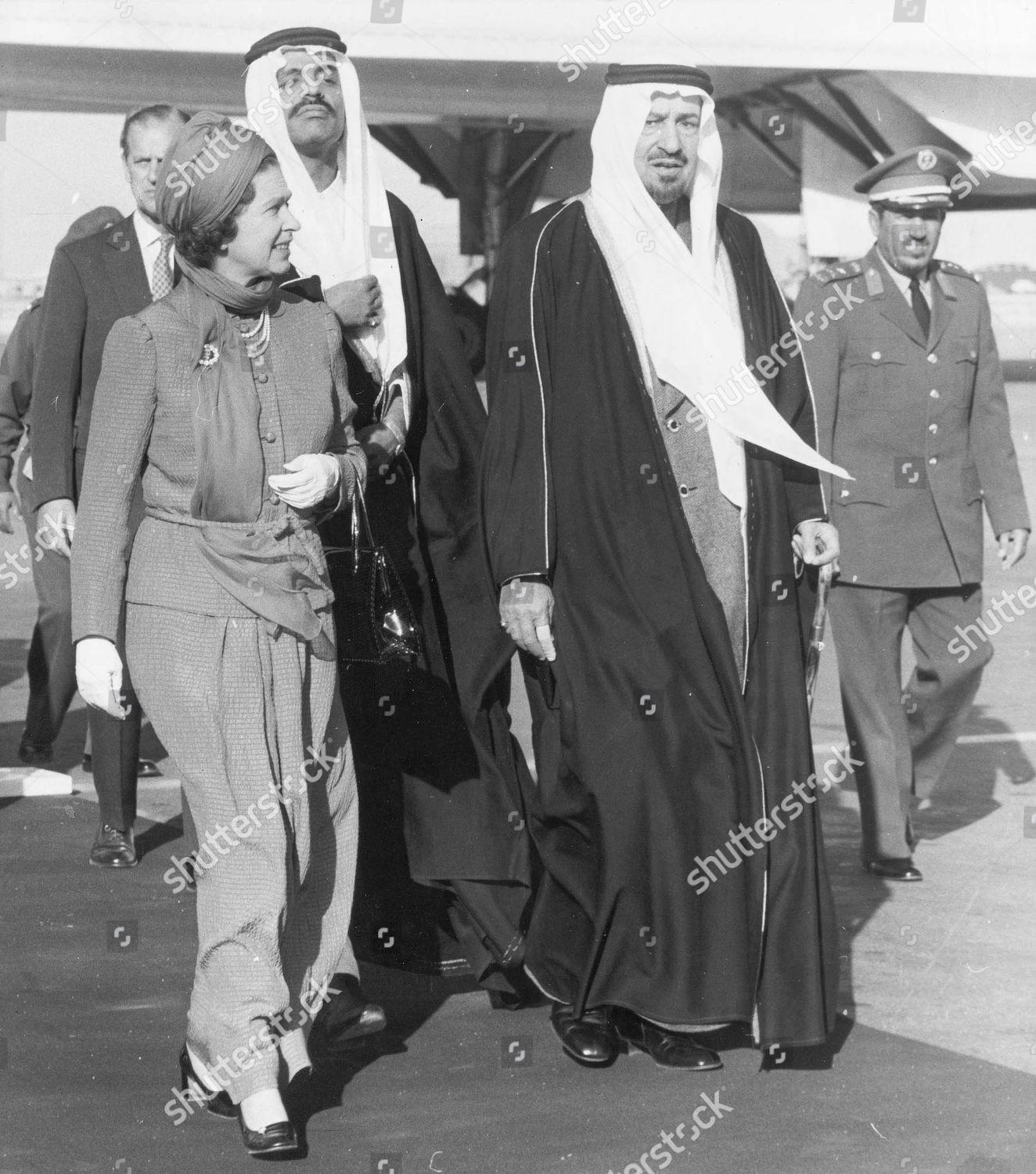 Arabstyle Queen Riyadh Queen Elizabeth Ii Editorial Stock Photo - Stock ...