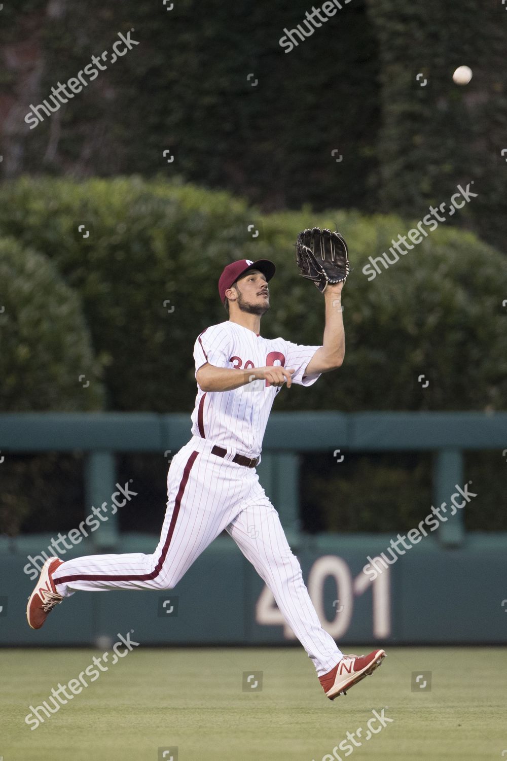 Philadelphia Phillies Left Fielder Cameron Perkins Editorial Stock ...