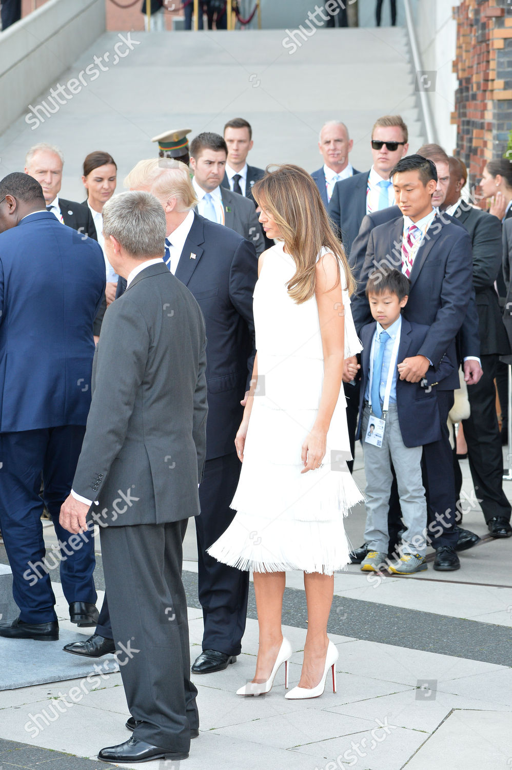 Donald Trump Joachim Sauer Melania Trump Editorial Stock Photo - Stock ...