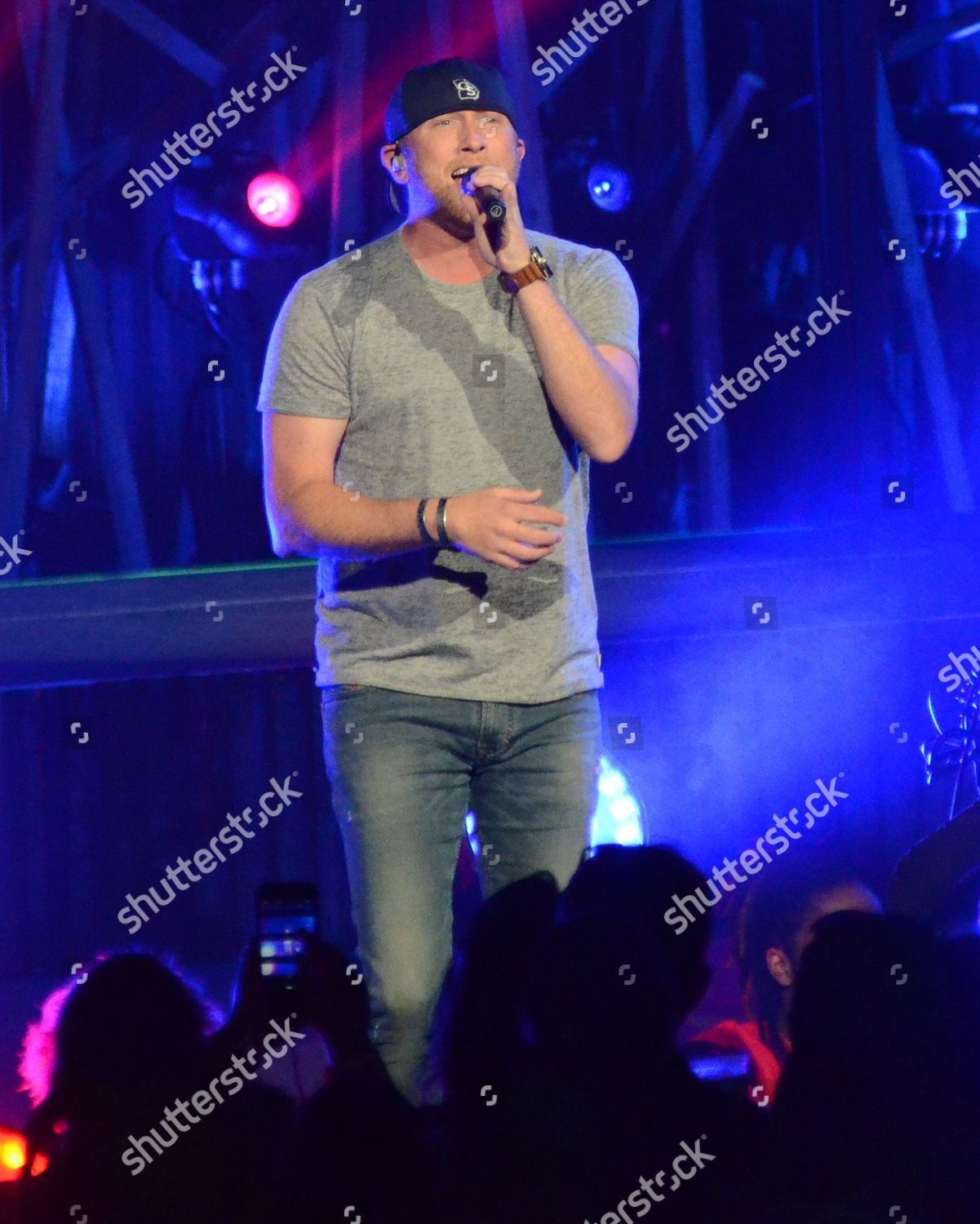 Country Singer Cole Swindell Performs Live Editorial Stock Photo ...