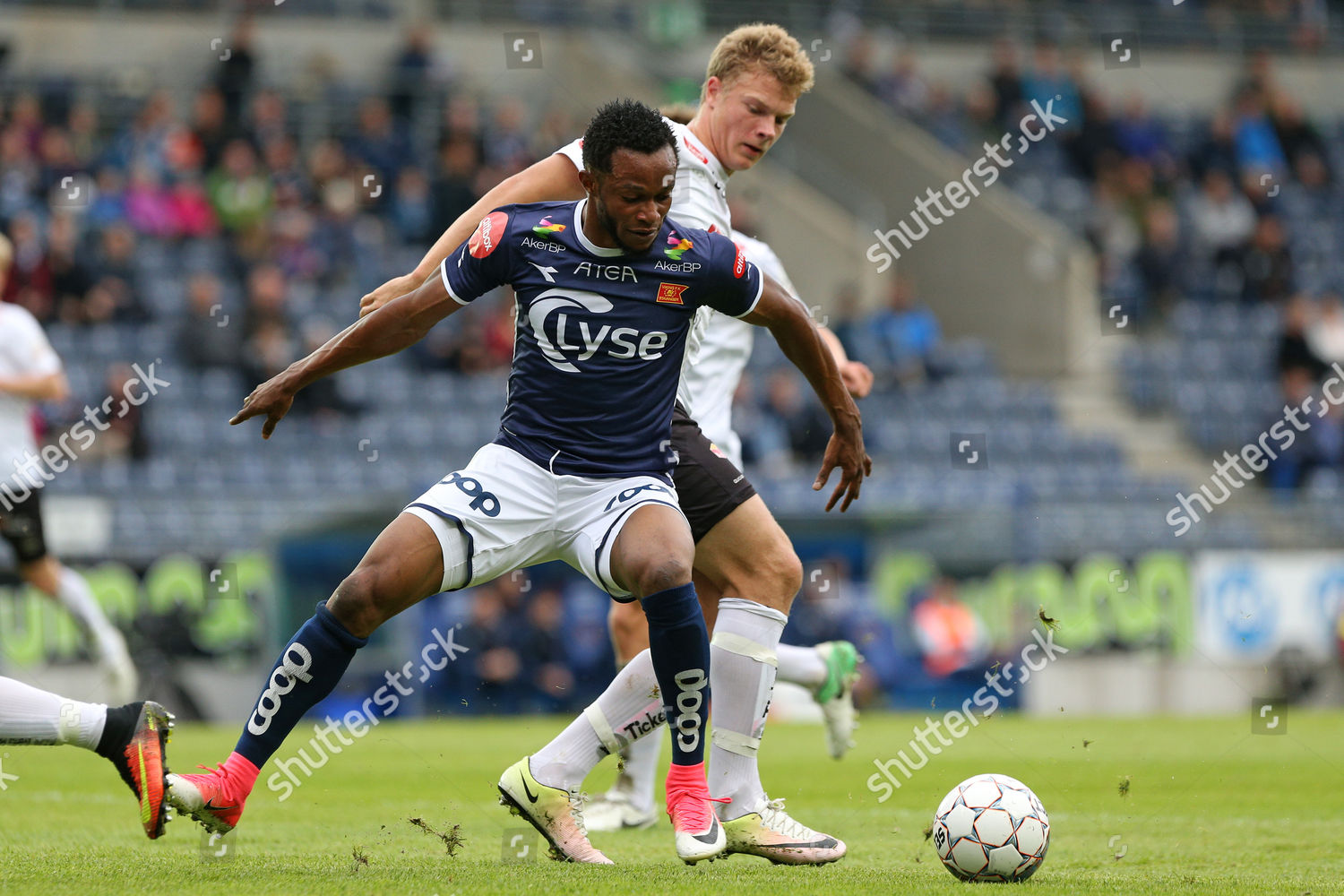 Samuel Adegbenro Viking Stavanger Action Against Editorial Stock Photo ...