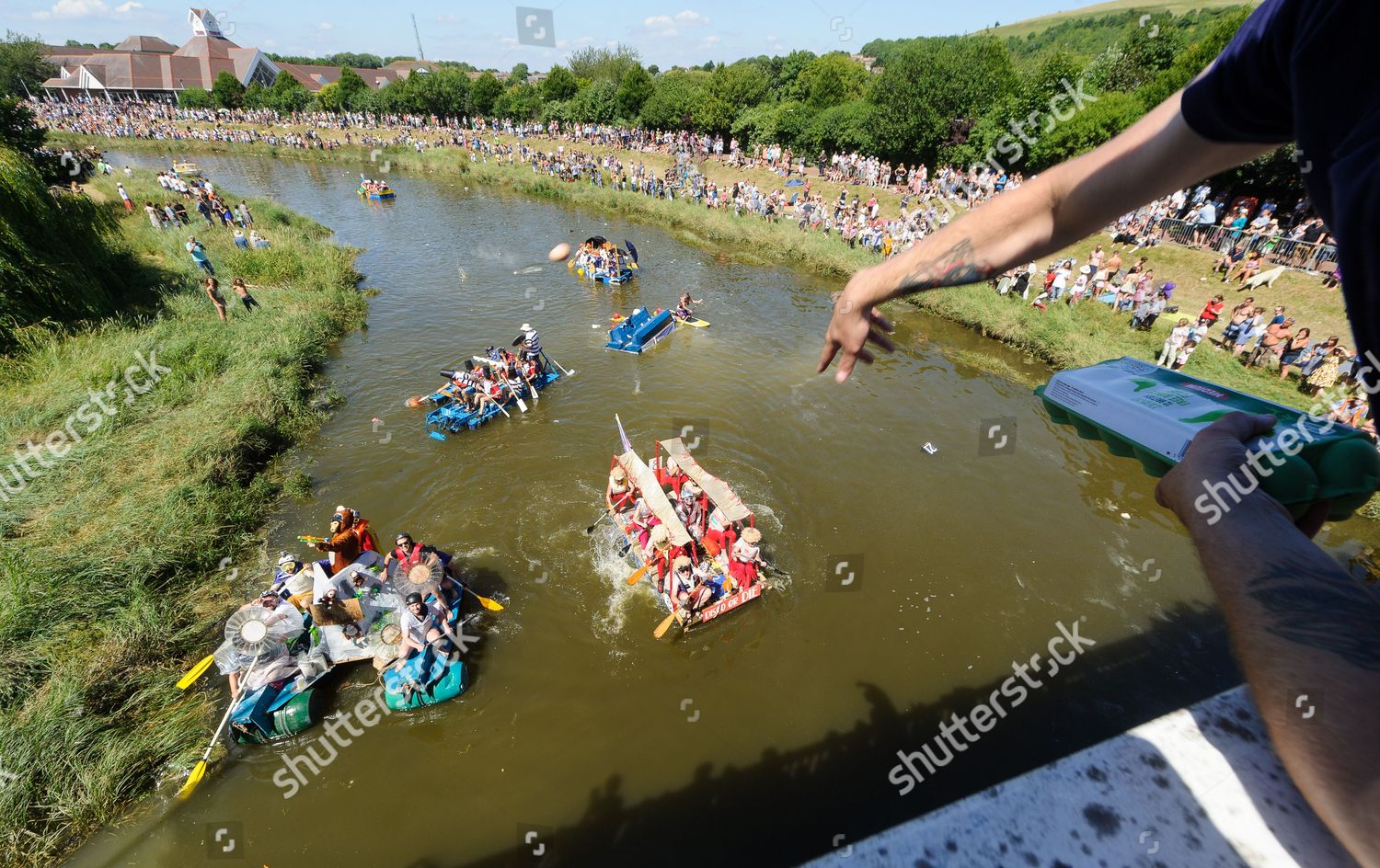 Lewes Newhaven Raft Race Charity Event Editorial Stock Photo - Stock ...