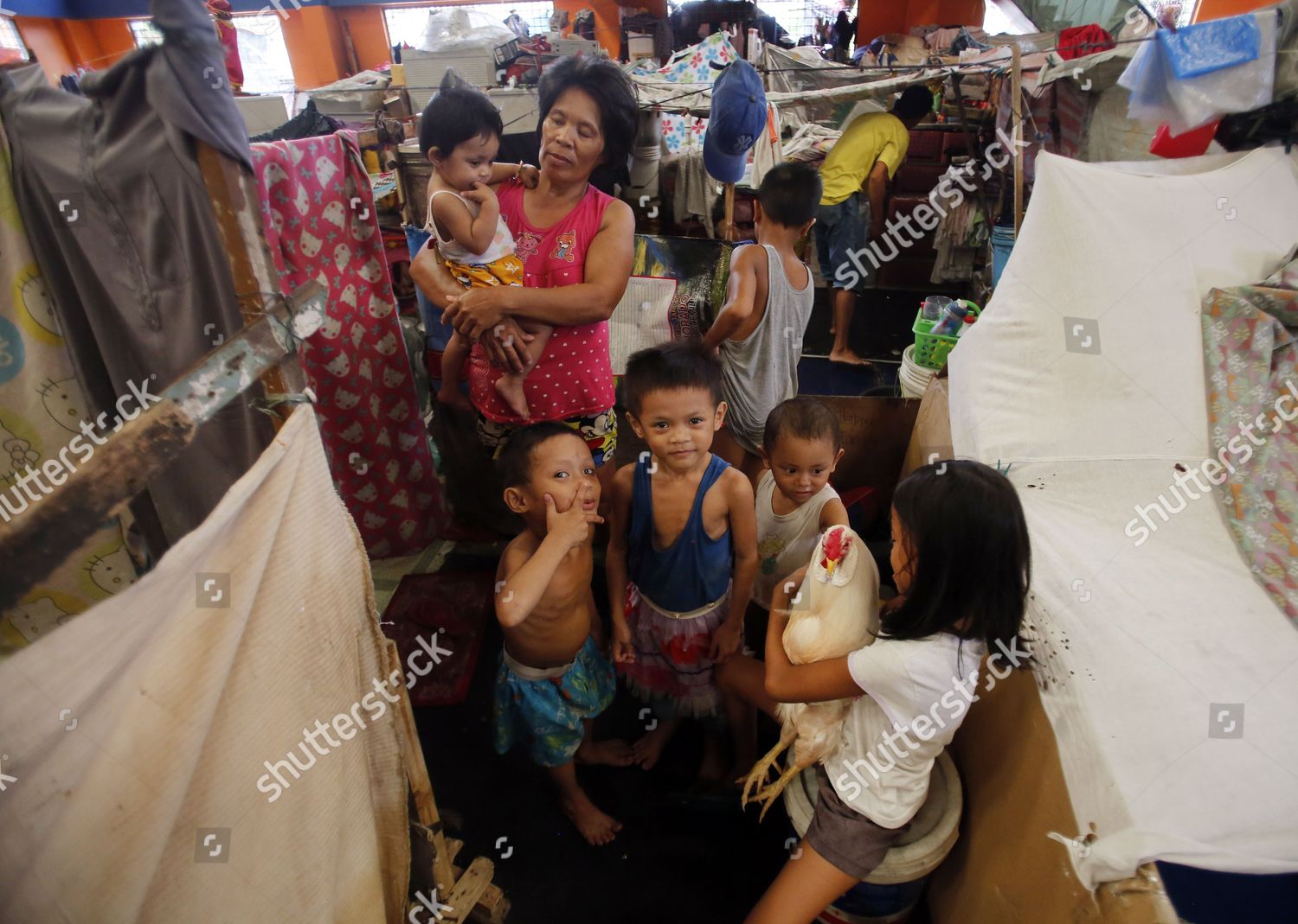 Filipino Mother Holding Her Baby Her Editorial Stock Photo - Stock ...