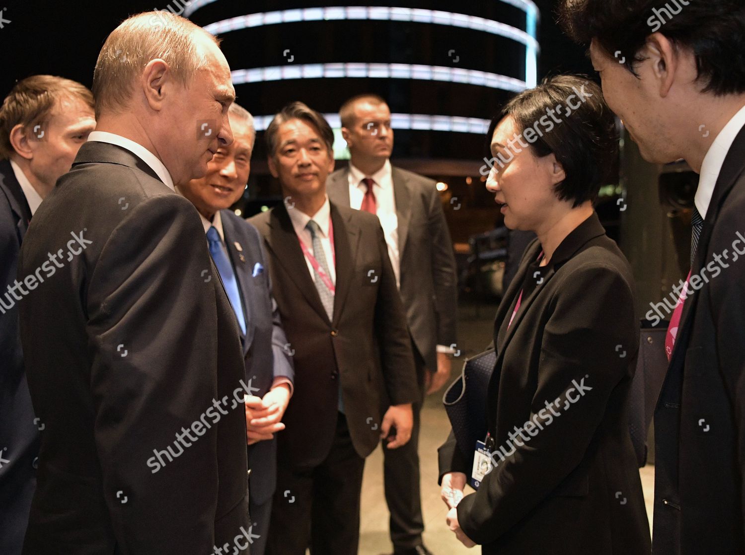 Vladimir Putin Yoshiro Mori Yoko Fujimoto Editorial Stock Photo - Stock ...