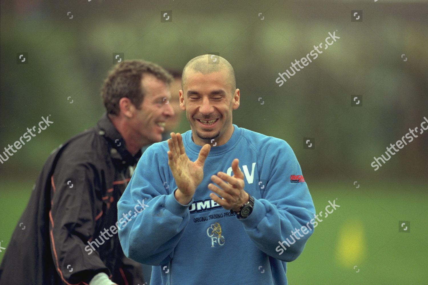 Gianluca Vialli Chelsea Footballer Training Before Editorial Stock ...
