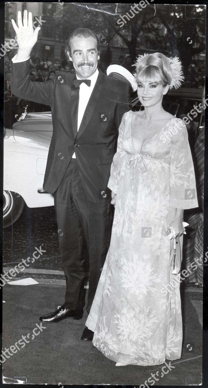 Sean Connery Wife Diane Cilento Pictured Editorial Stock Photo - Stock ...