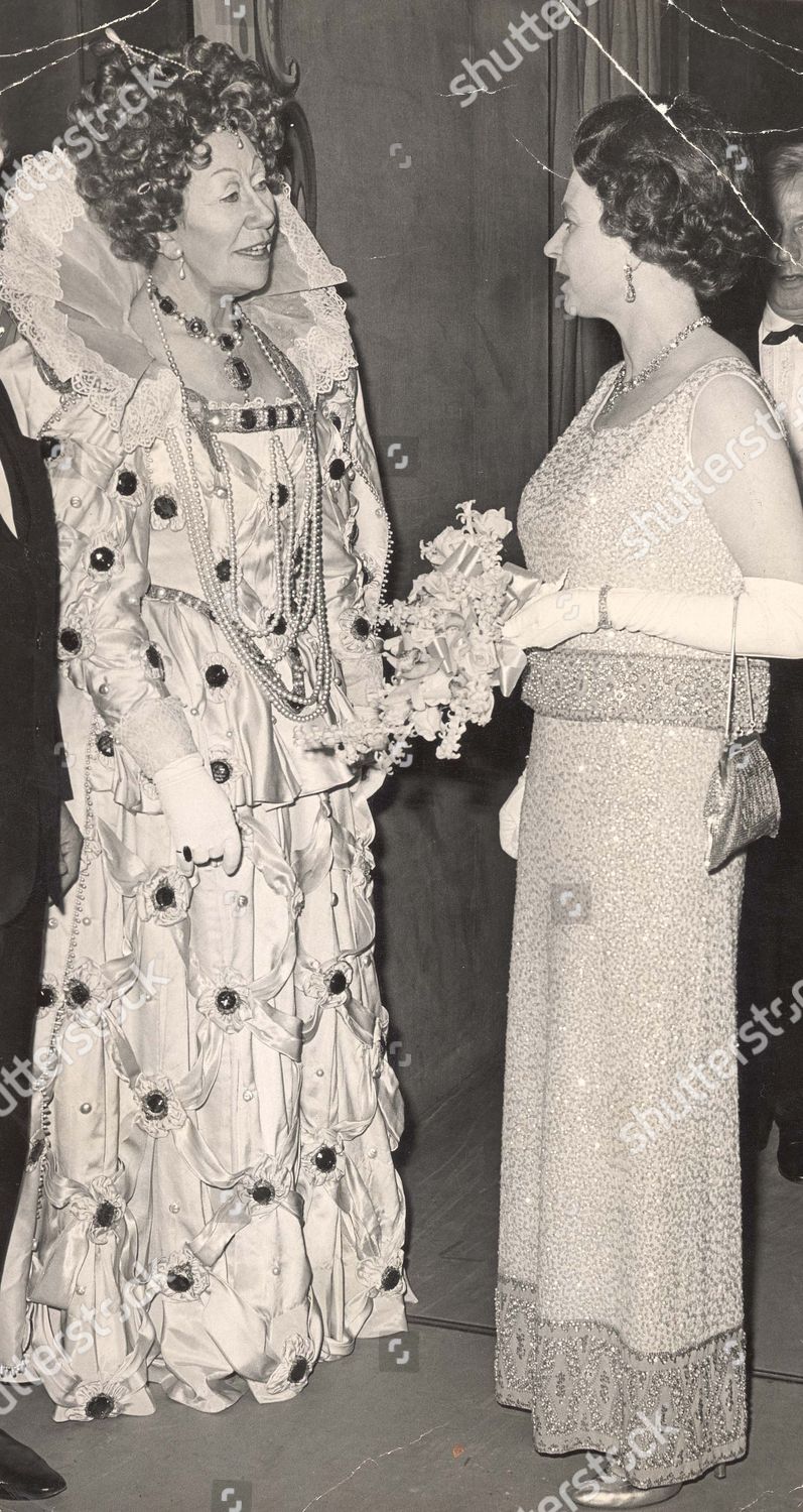 Dame Flora Robson Queen Elizabeth Ii Editorial Stock Photo - Stock ...