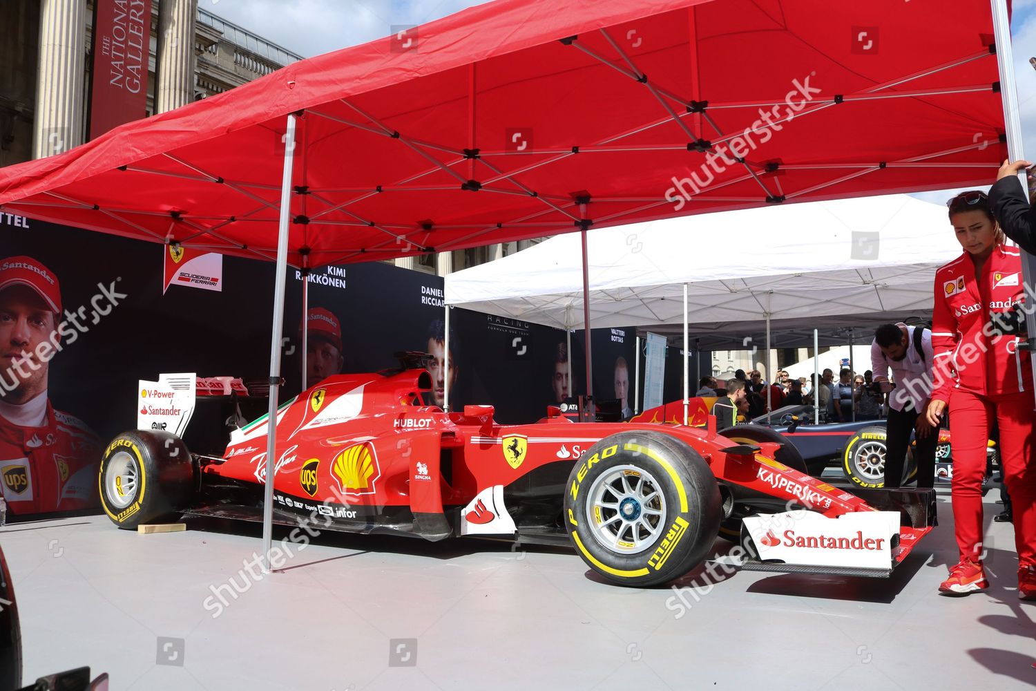 Parade Formula 1 Racing Cars Live Editorial Stock Photo - Stock Image ...