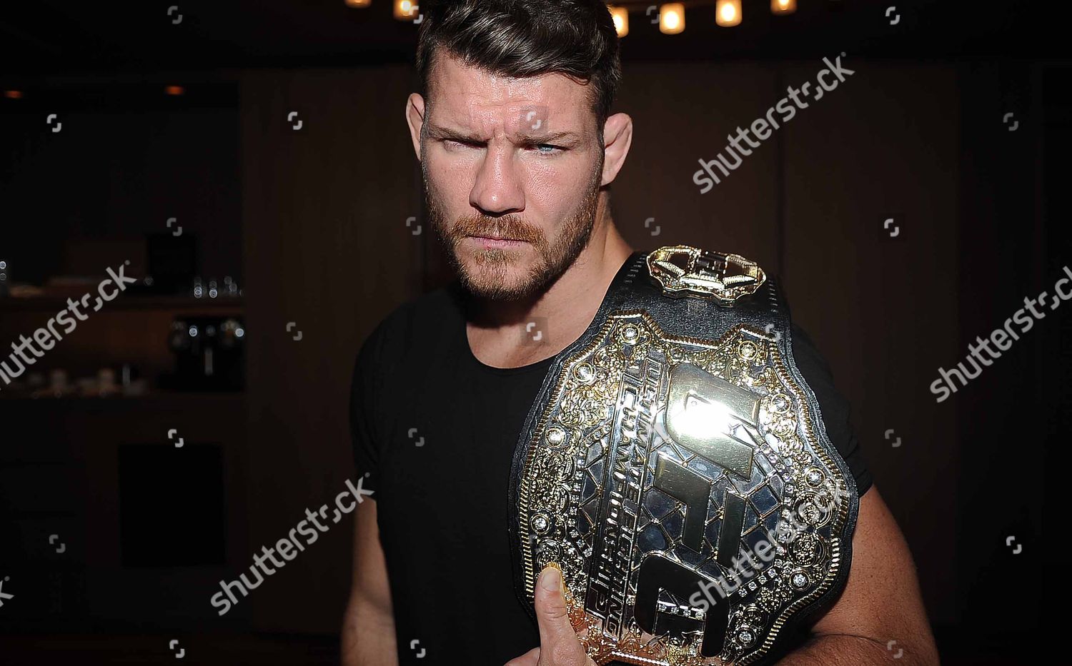 Michael Bisping Interview Martin Domin 240616 Editorial Stock Photo ...