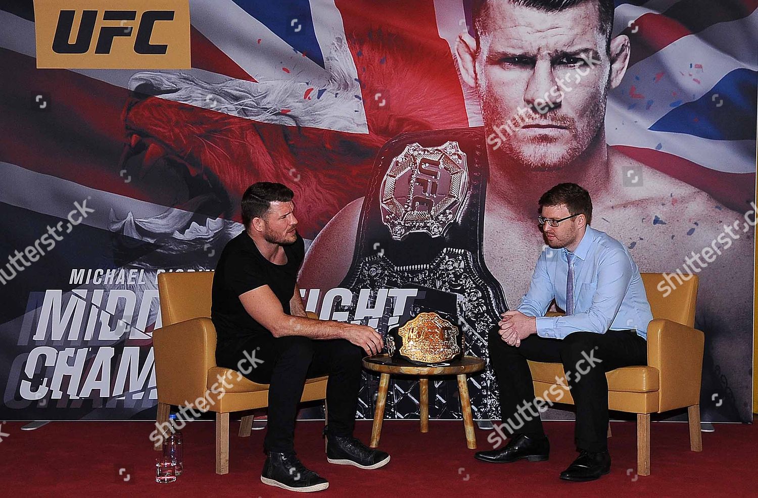 Michael Bisping Interview Martin Domin 240616 Editorial Stock Photo ...