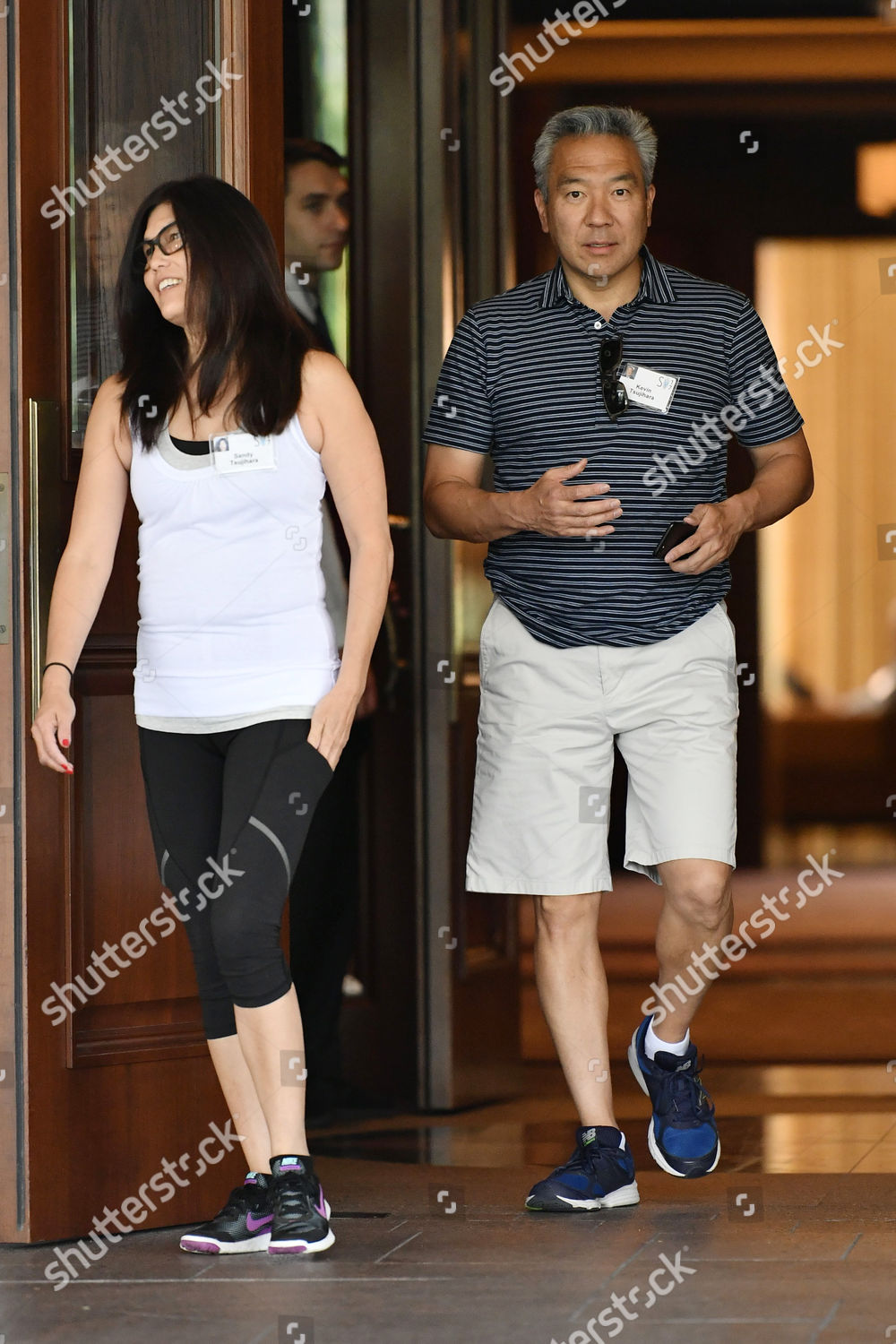 Sandy Tsujihara Kevin Tsujihara Chairman Warner Editorial Stock Photo ...