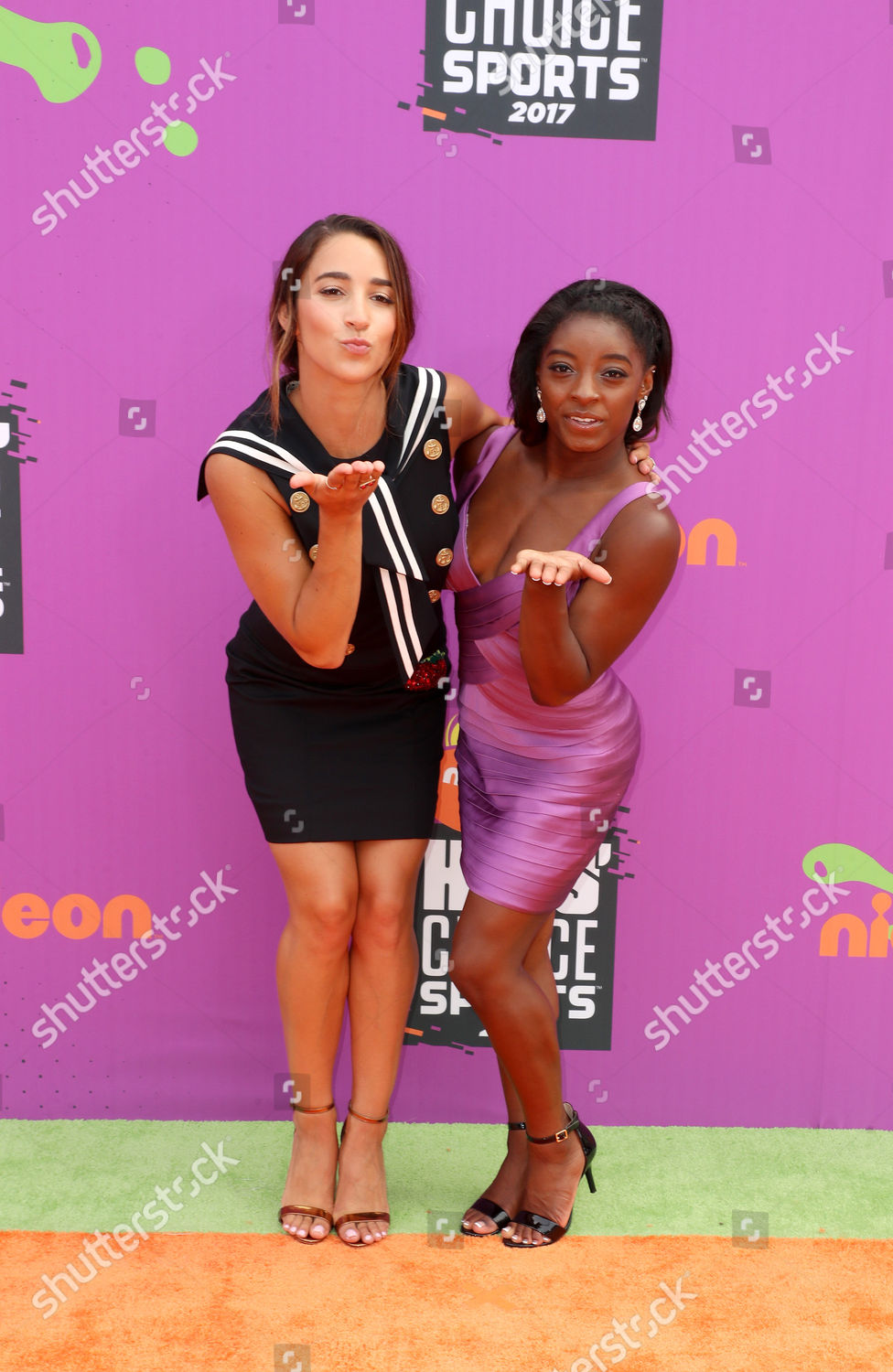 Alexandra Raisman Simone Biles Editorial Stock Photo - Stock Image ...