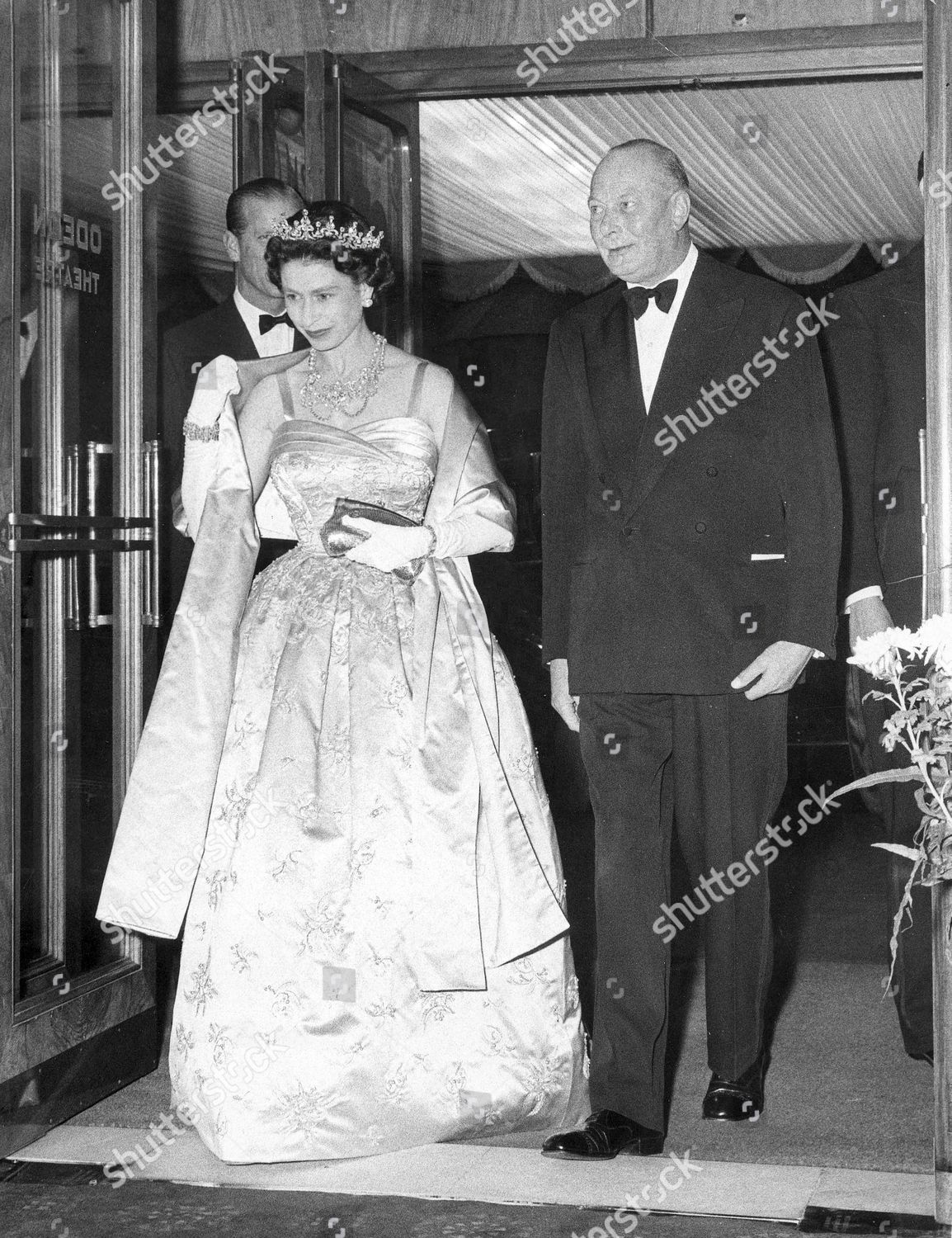 Queen Elizabeth Ii Duke Attend Film Editorial Stock Photo - Stock Image ...