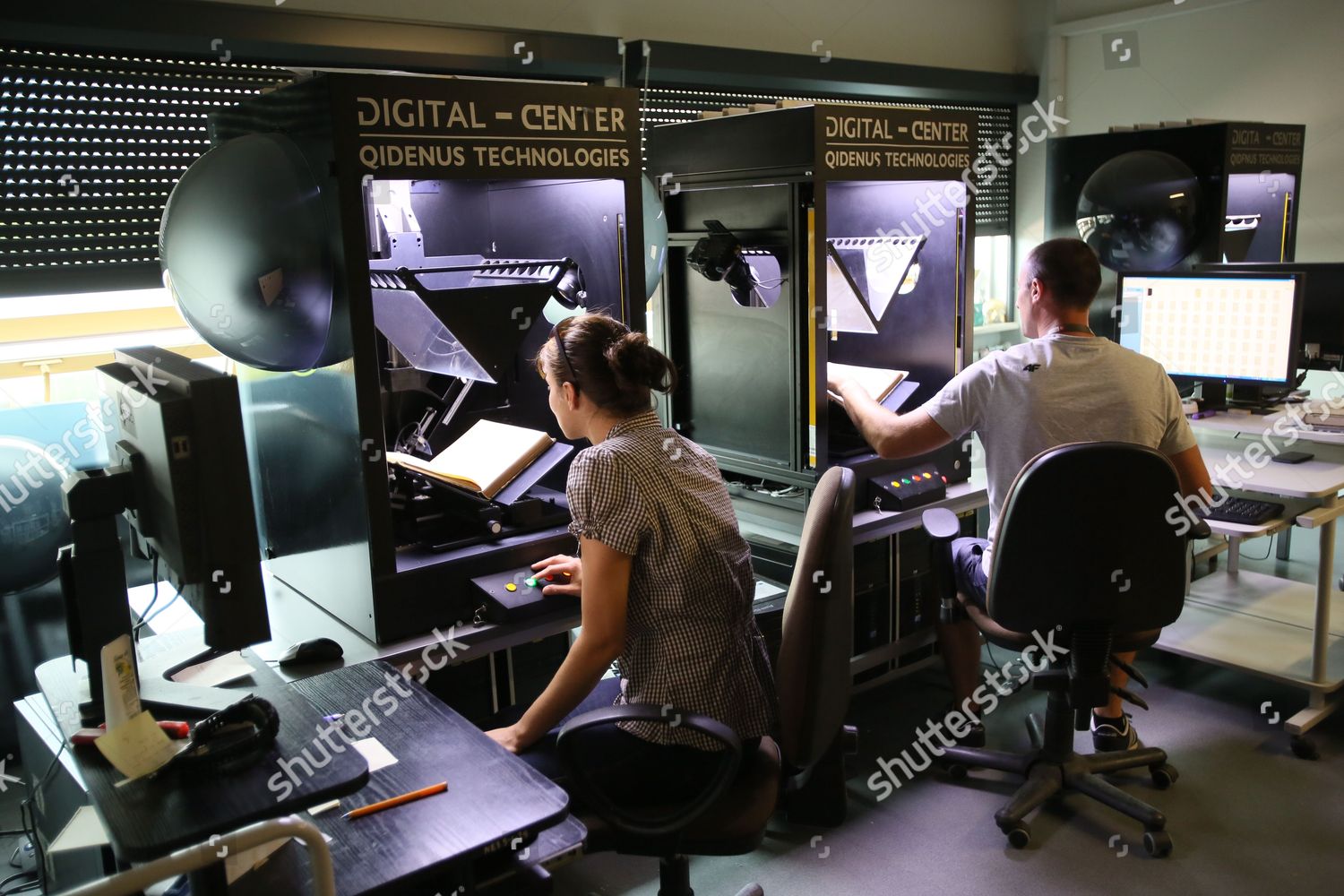 People Work Digitization Studio National Library Editorial Stock Photo - Stock Image | Shutterstock