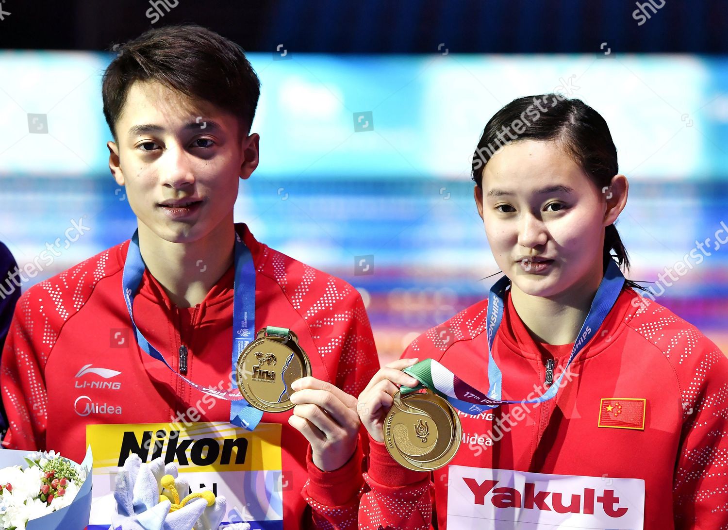 Gold Medal Winning Qian Ren Junjie Editorial Stock Photo - Stock Image ...
