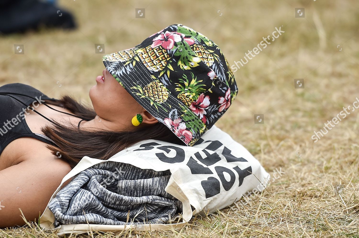 Woman Asleep Crowd During Milky Chances Editorial Stock Photo - Stock ...