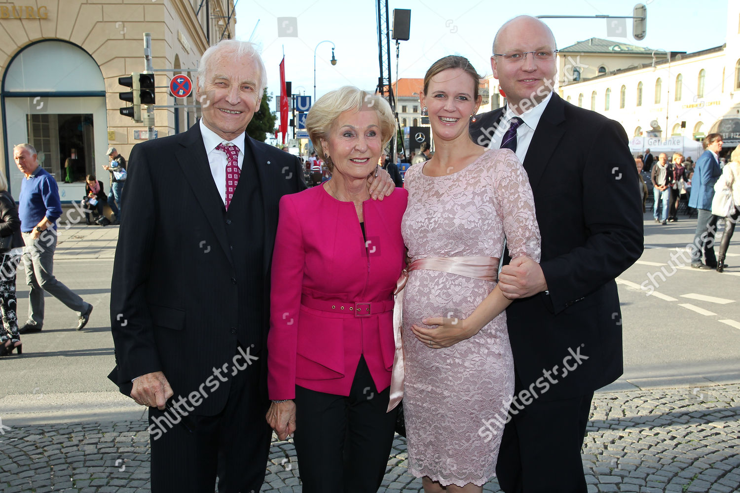 Edmund Stoiber Karin Stoiber Dominic Stoiber Editorial Stock Photo ...