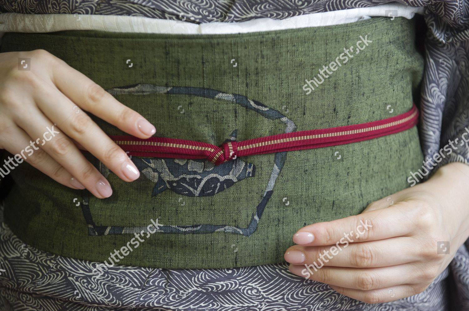 Sanada Samurai Cords Used Securing Kimono Editorial Stock Photo - Stock ...