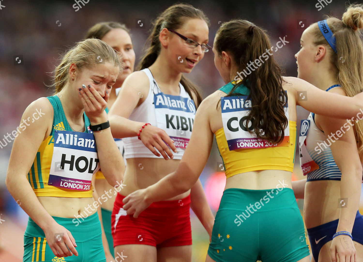 Isis Holt Australia Appears Emotional After Editorial Stock Photo ...