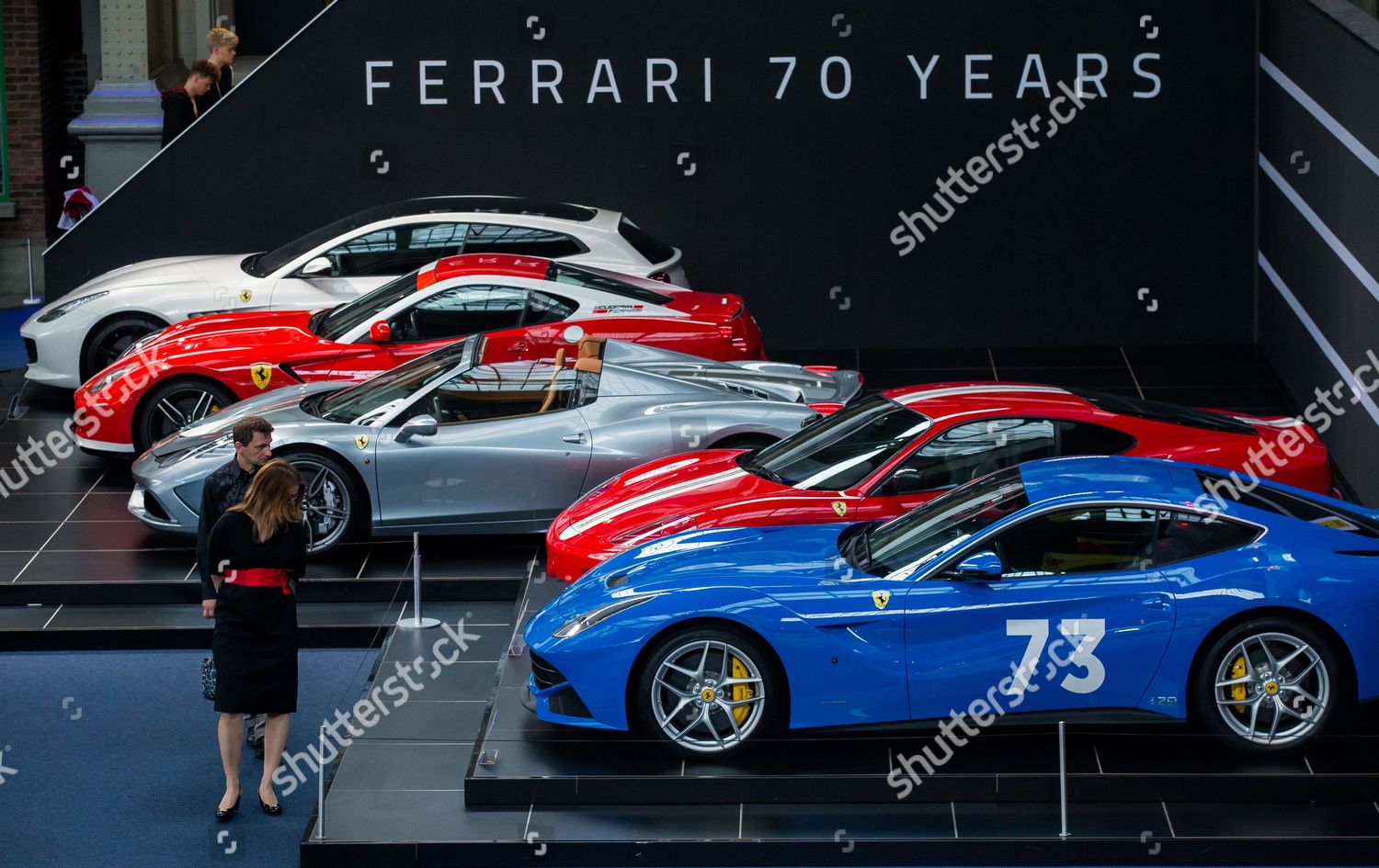 People Look Ferrari Cars On Show Editorial Stock Photo - Stock Image ...