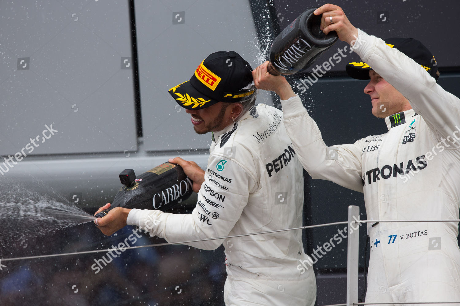 Winner British Grand Prix Lewis Hamilton Editorial Stock Photo - Stock ...