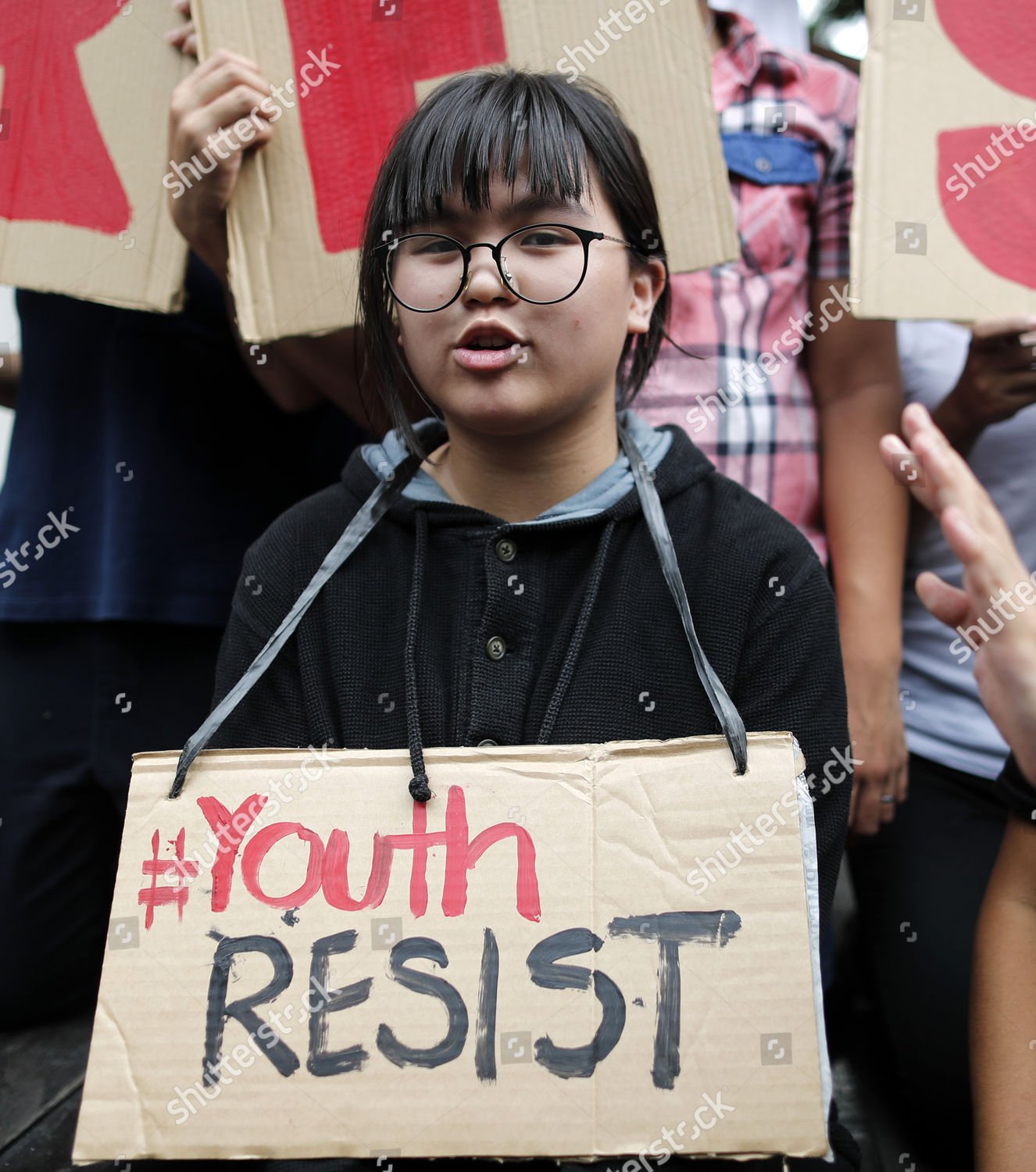 Filipino Girl Shibby De Guzman Holding Editorial Stock Photo - Stock ...
