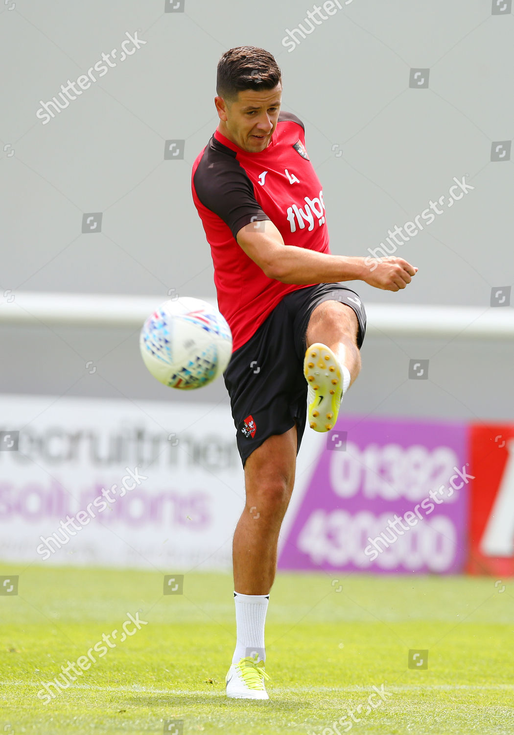Lloyd James Exeter City During Exeter Editorial Stock Photo - Stock ...