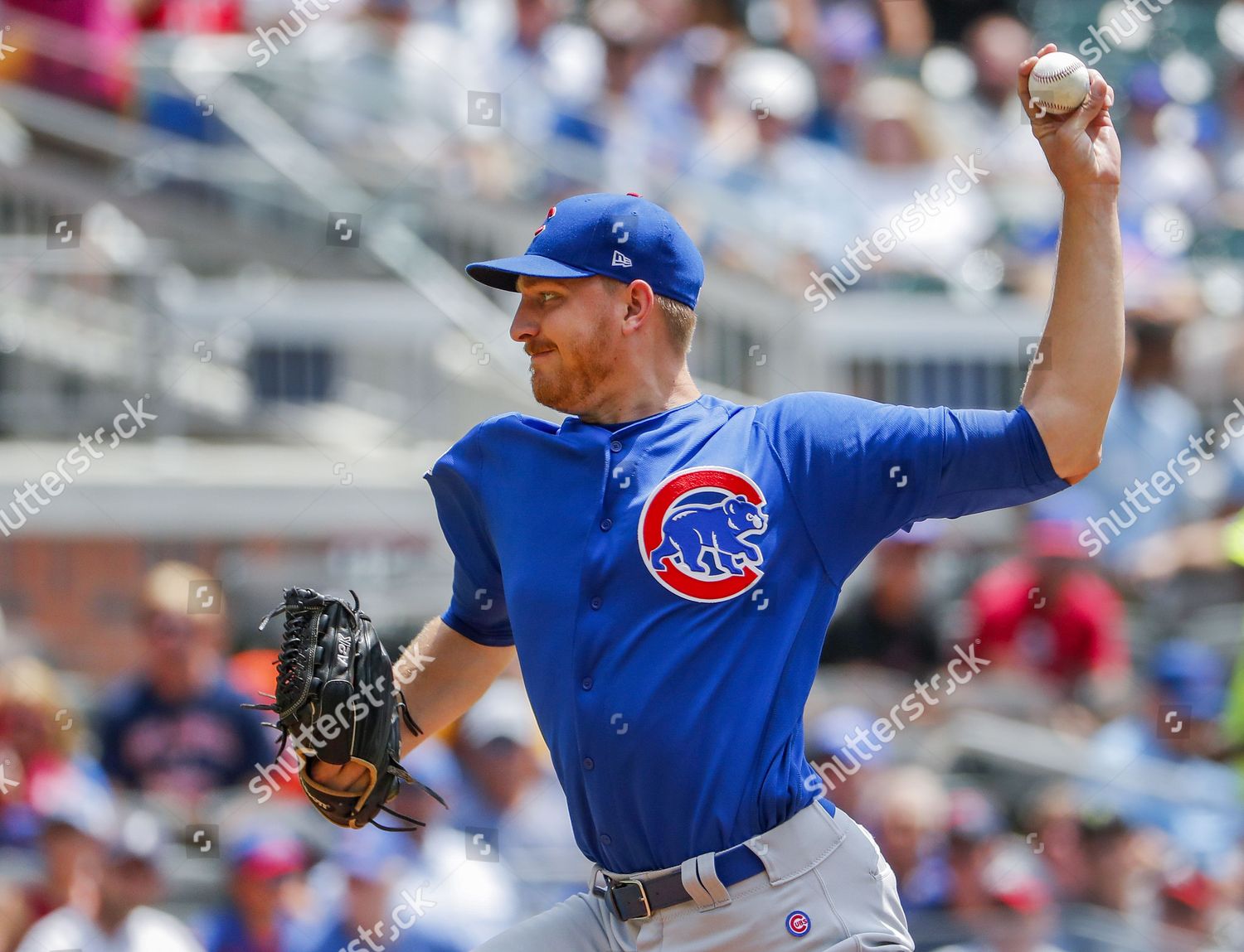 Chicago Cubs Starting Pitcher Mike Montgomery Editorial Stock Photo ...