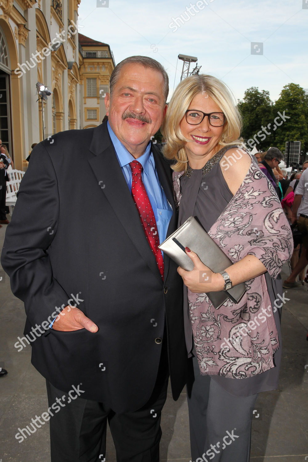 Joseph Hannesschlaeger Mit Partner Bettina Geyer Editorial Stock Photo ...