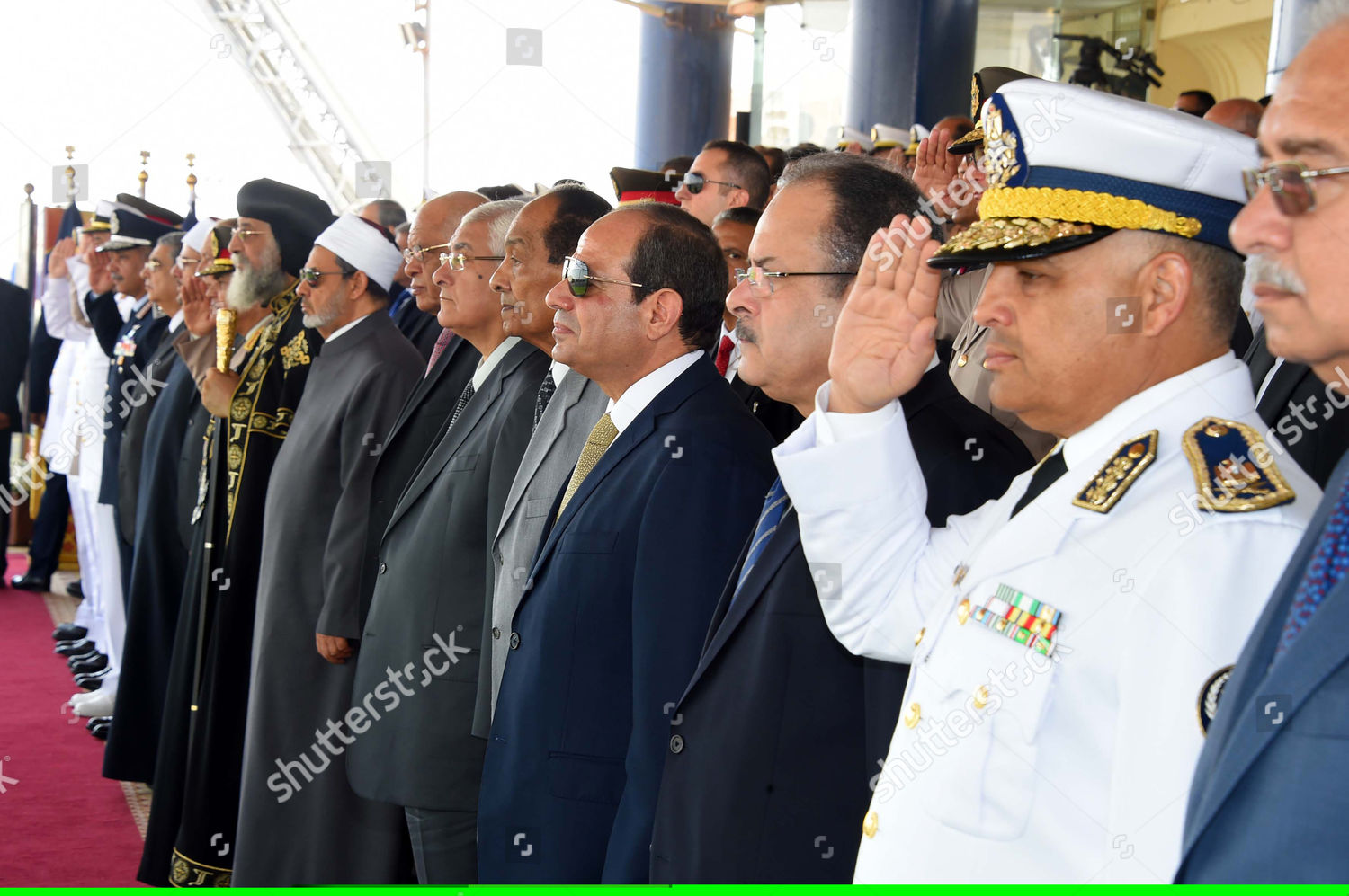 Egyptian President Abdel Fattah Alsisi Attends Editorial Stock Photo ...
