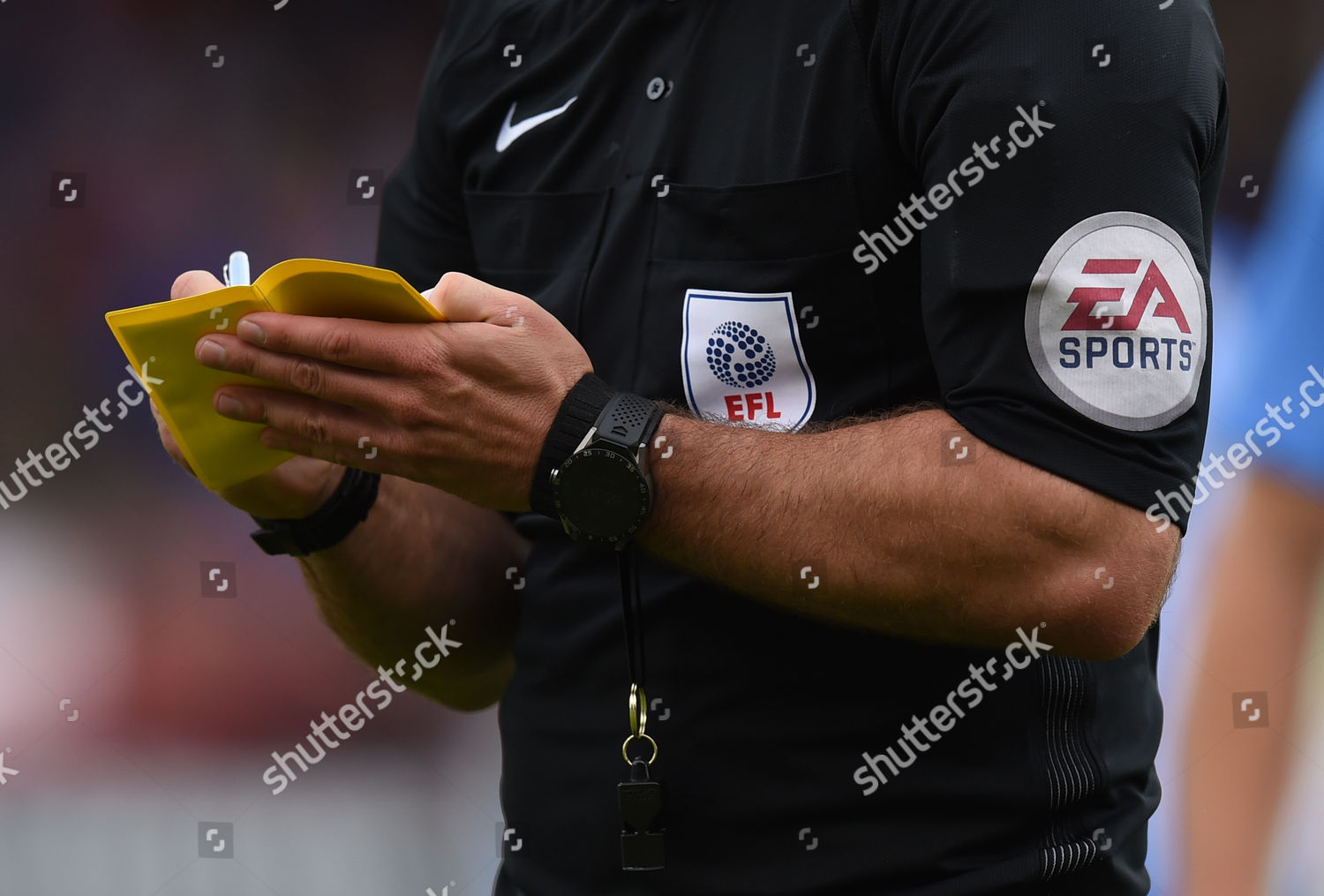 Detail Referee Writing Players Name His Editorial Stock Photo - Stock ...