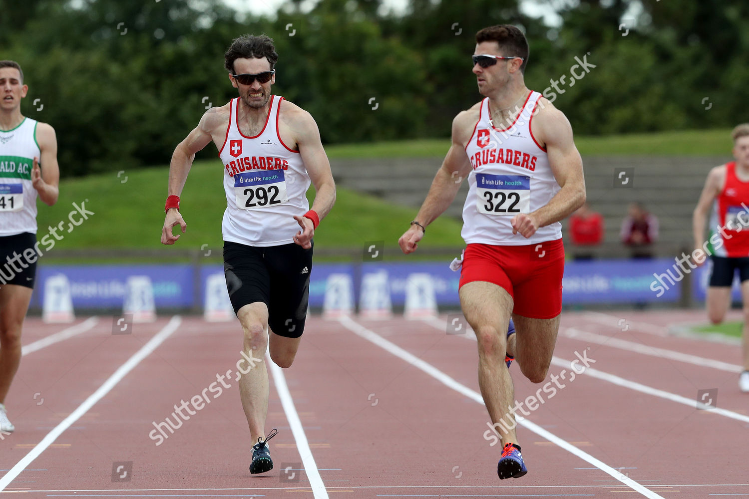 Crusaders Team Mates Brian Murphy Andrew Editorial Stock Photo - Stock ...