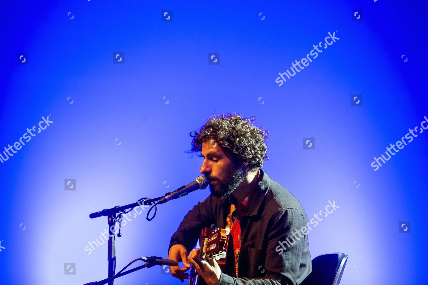 Swedish Singersongwriter Jose Gonzalez Performs During Editorial Stock ...