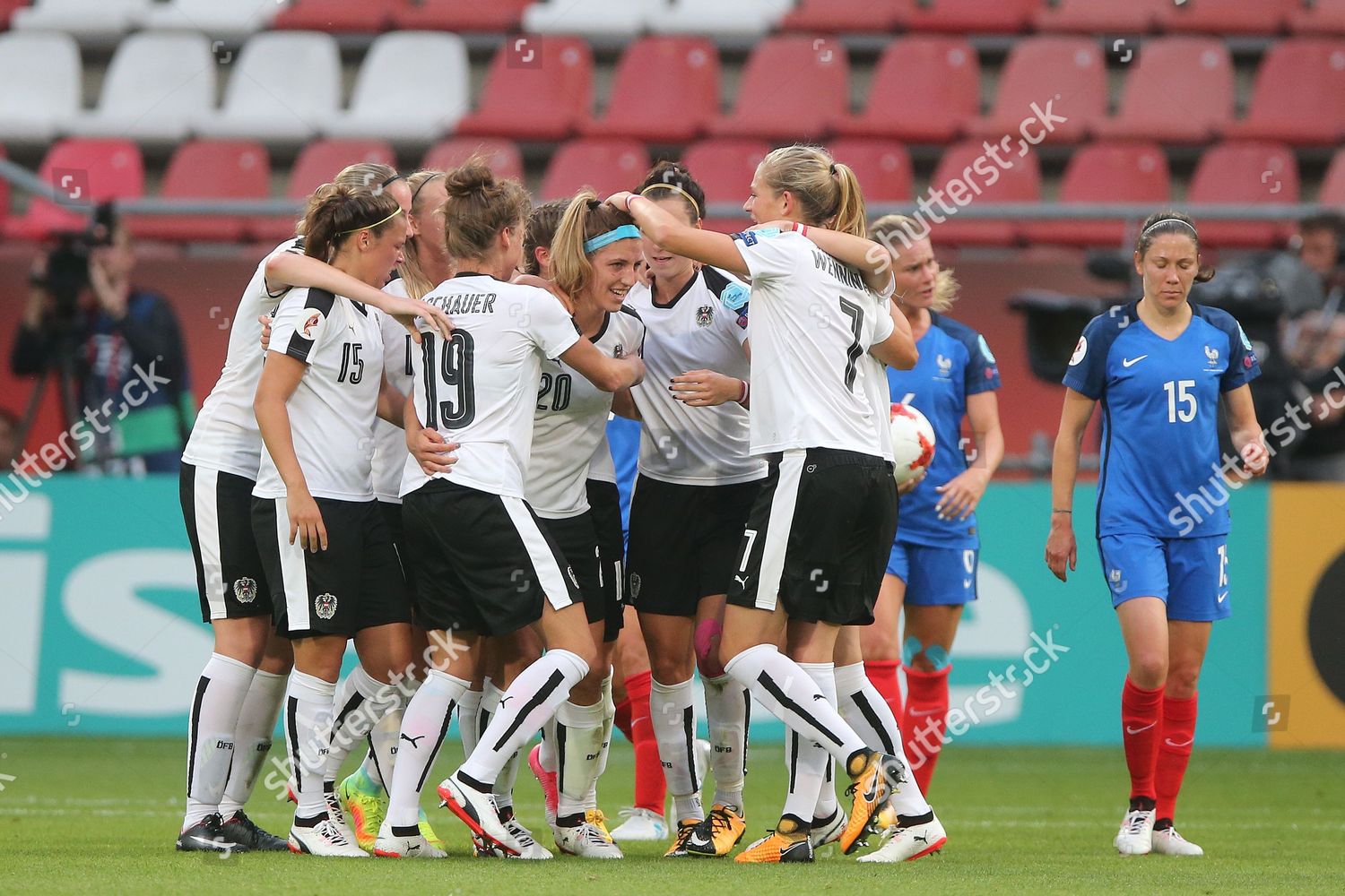 Lisa Makas Austria Women Celebrates Teammates Editorial Stock Photo ...