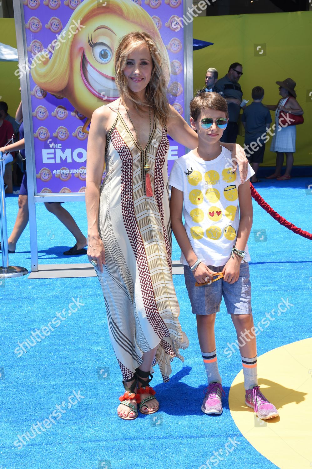 Kim Raver Son Leo Kipling Boyer Editorial Stock Photo - Stock Image ...